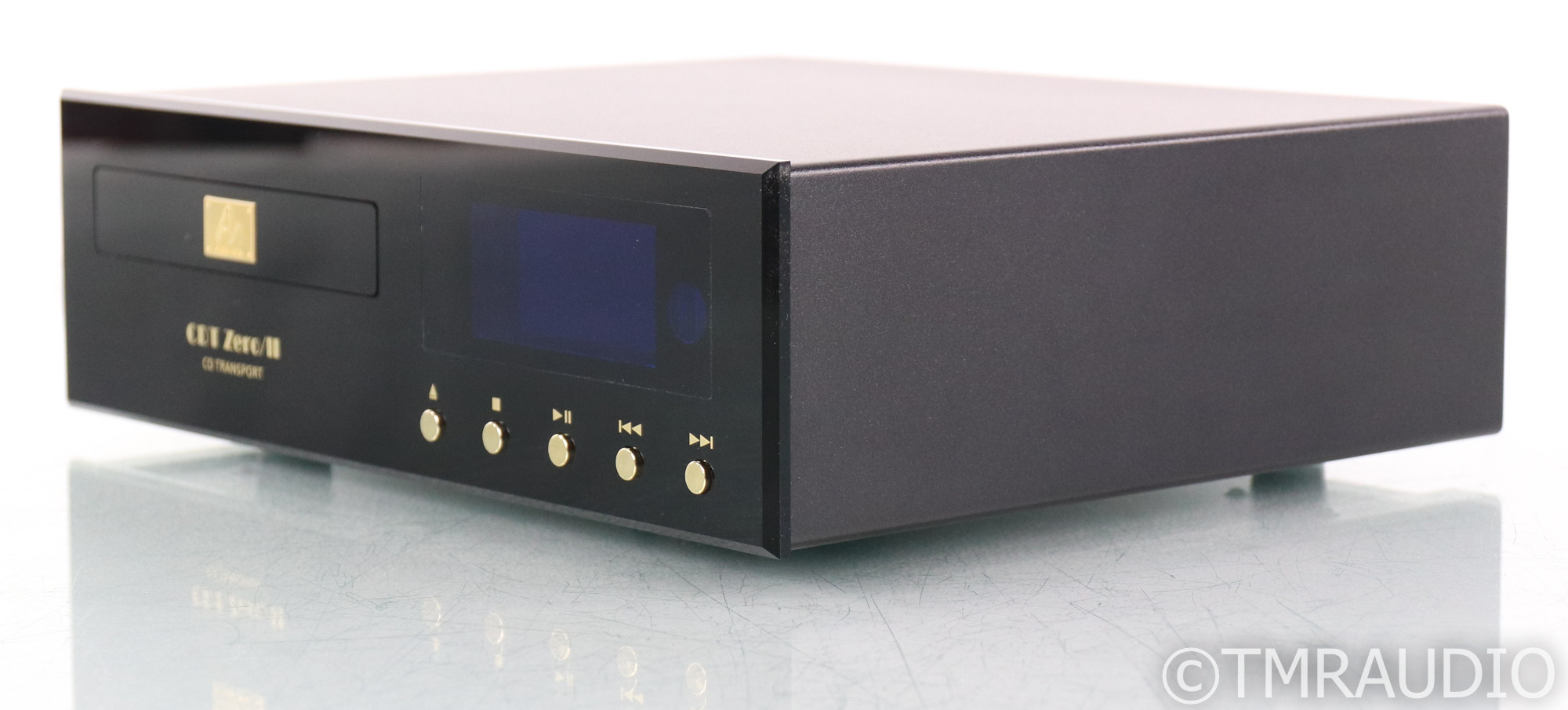 Audio Note CDT Zero/II CD Transport; Black; Remote (SOLD) - The Music Room