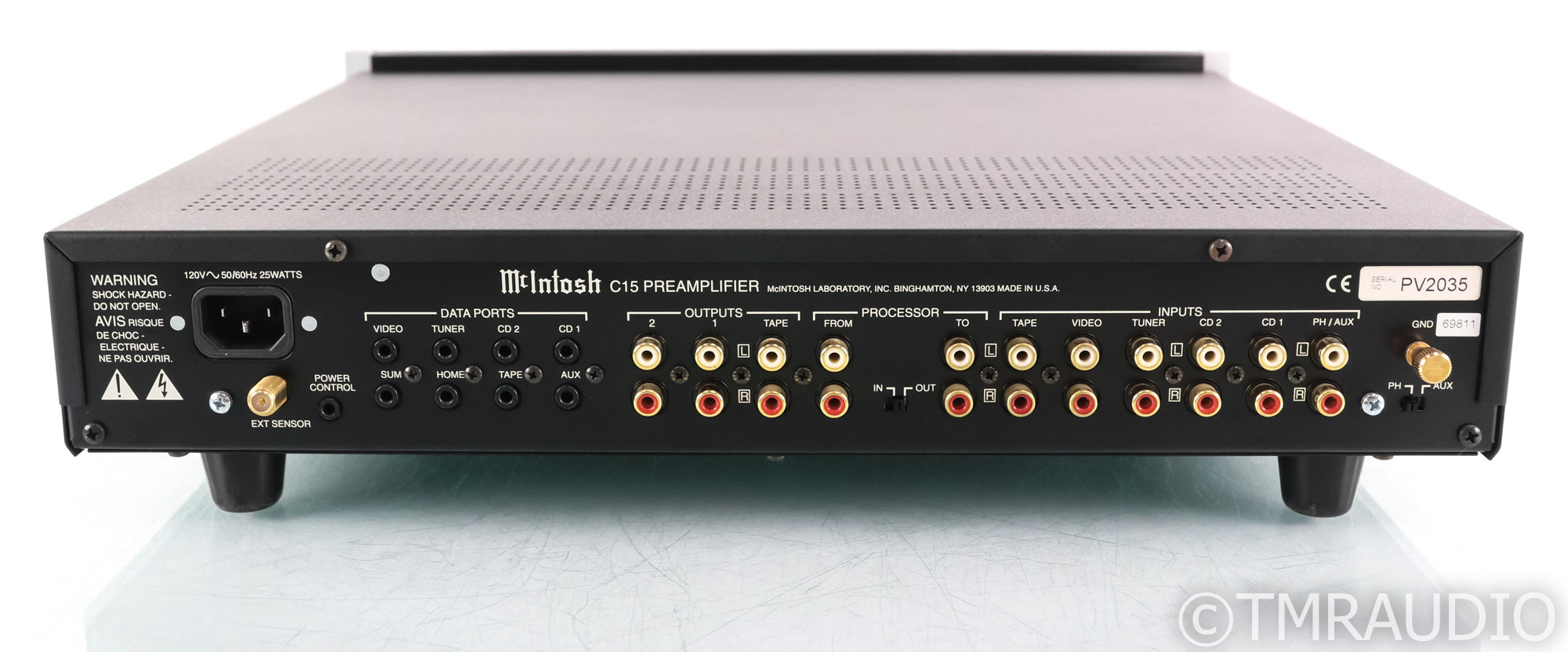 McIntosh C15 Stereo Preamplifier; Remote; MM Phono; C-15 - The Music Room