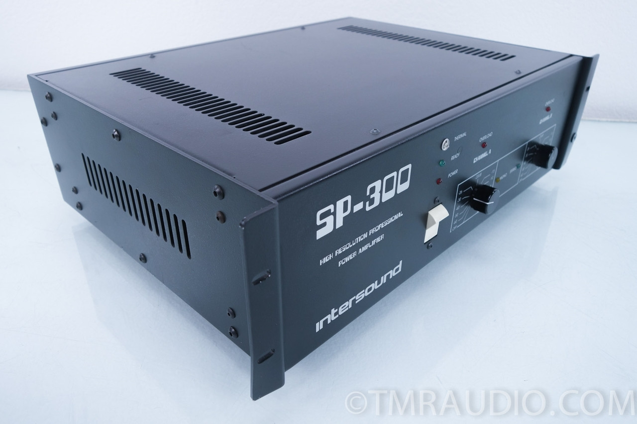 Intersound SP-300 Professional Stereo Power Amplifier; Rare! Vintage ...