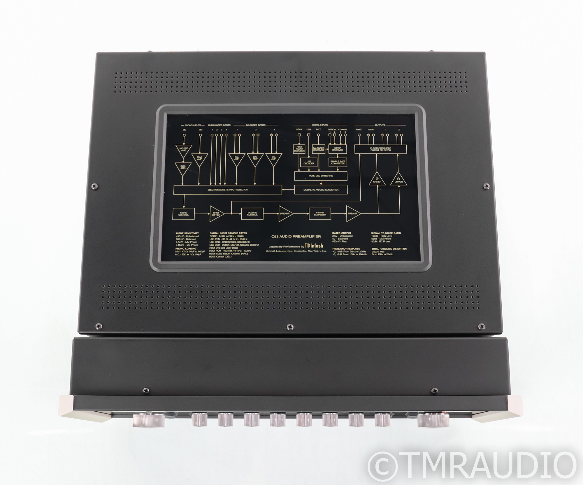 McIntosh C53 Stereo Preamplifier; C-53; Remote; MM / MC Phono - The ...