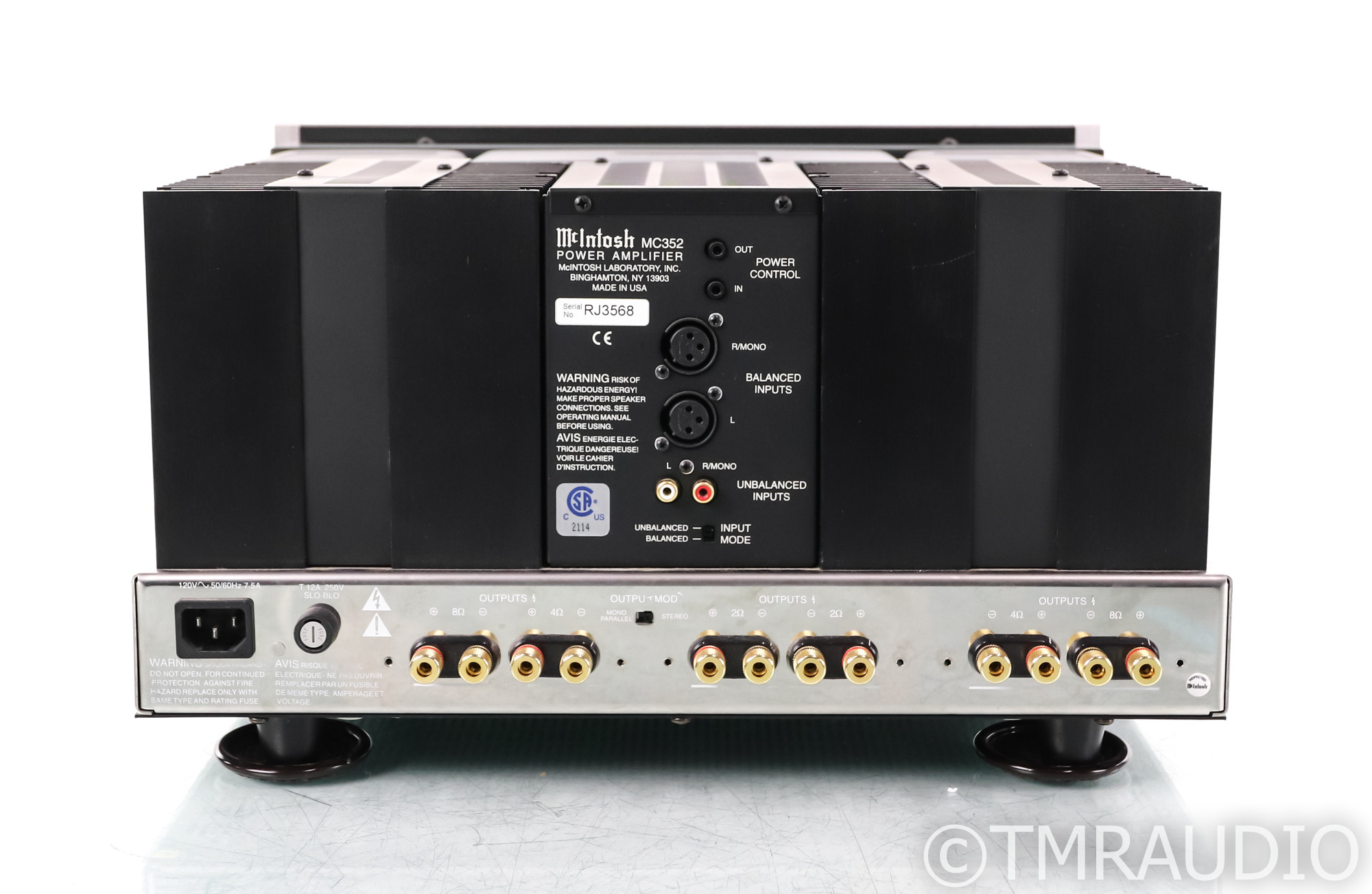 McIntosh MC352 Stereo Power Amplifier; MC-352 (SOLD10) - The Music Room