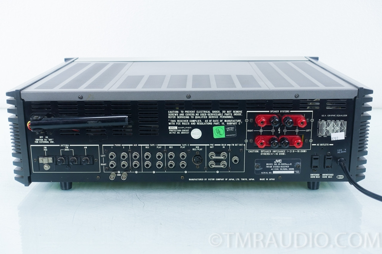 JVC JR-S600 Mark II Vintage Stereo Receiver - The Music Room