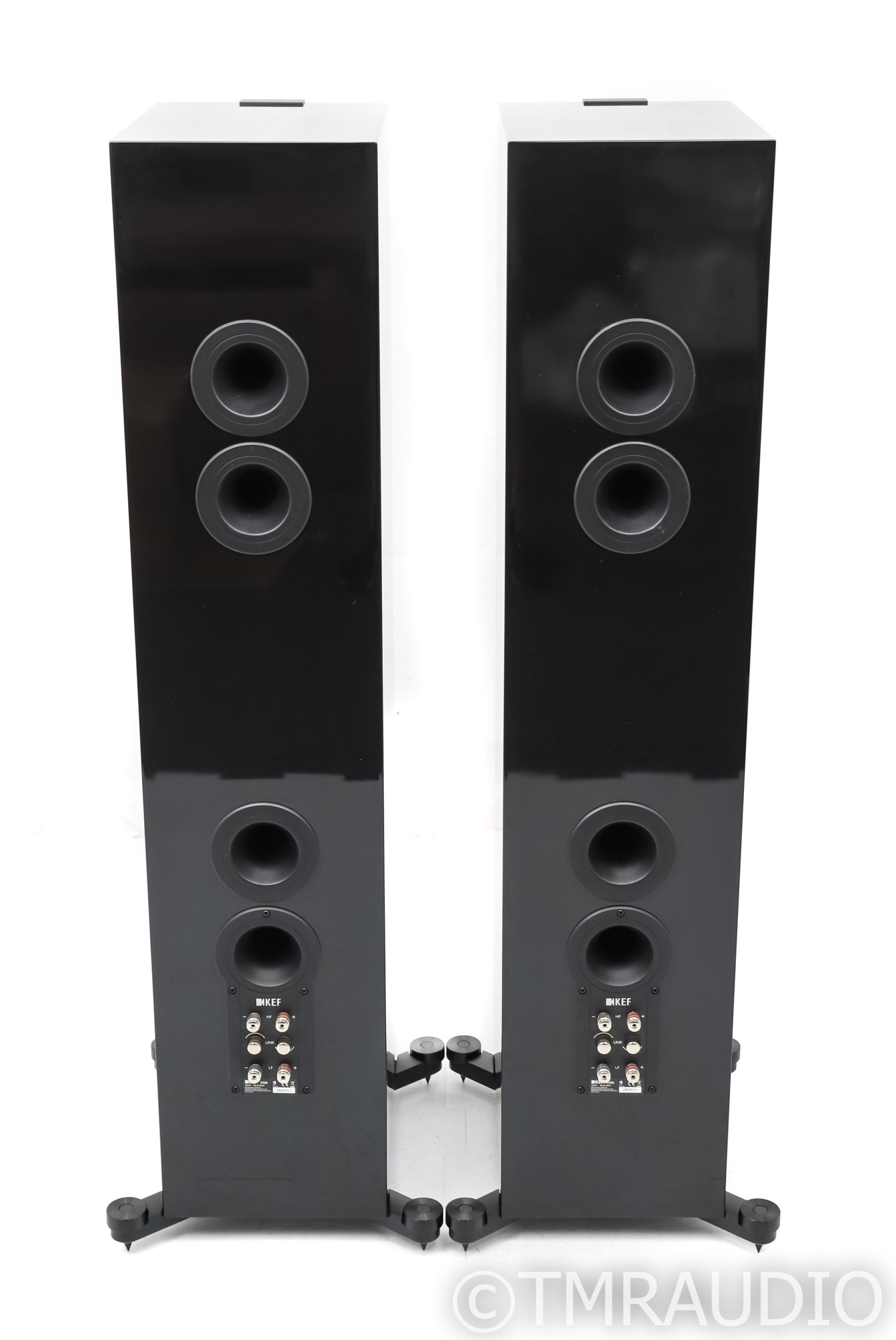 KEF R900 Floorstanding Speakers; Gloss Black Pair (SOLD) - The Music Room