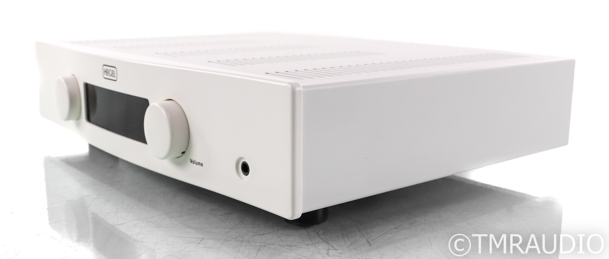 Hegel Rost Streaming Integrated Amplifier; White; Remote - The Music Room