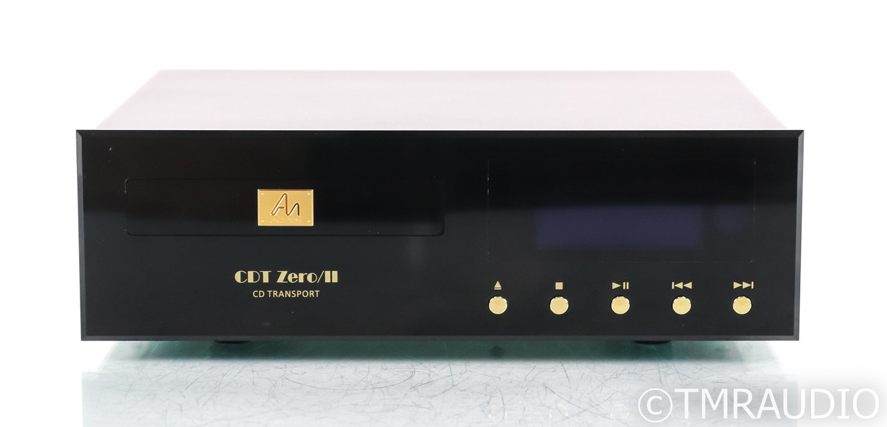 Audio Note CDT Zero/II CD Transport; Black; Remote - The Music Room