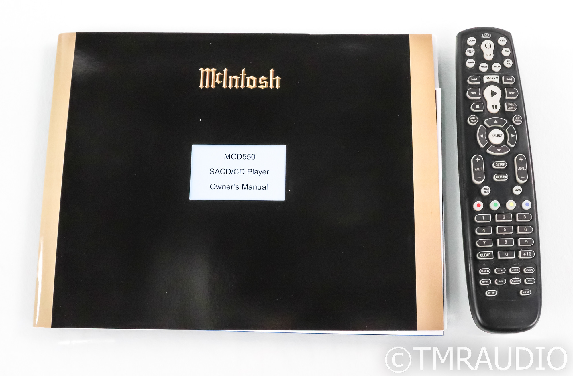 McIntosh MCD550 SACD / CD Player; Remote - The Music Room