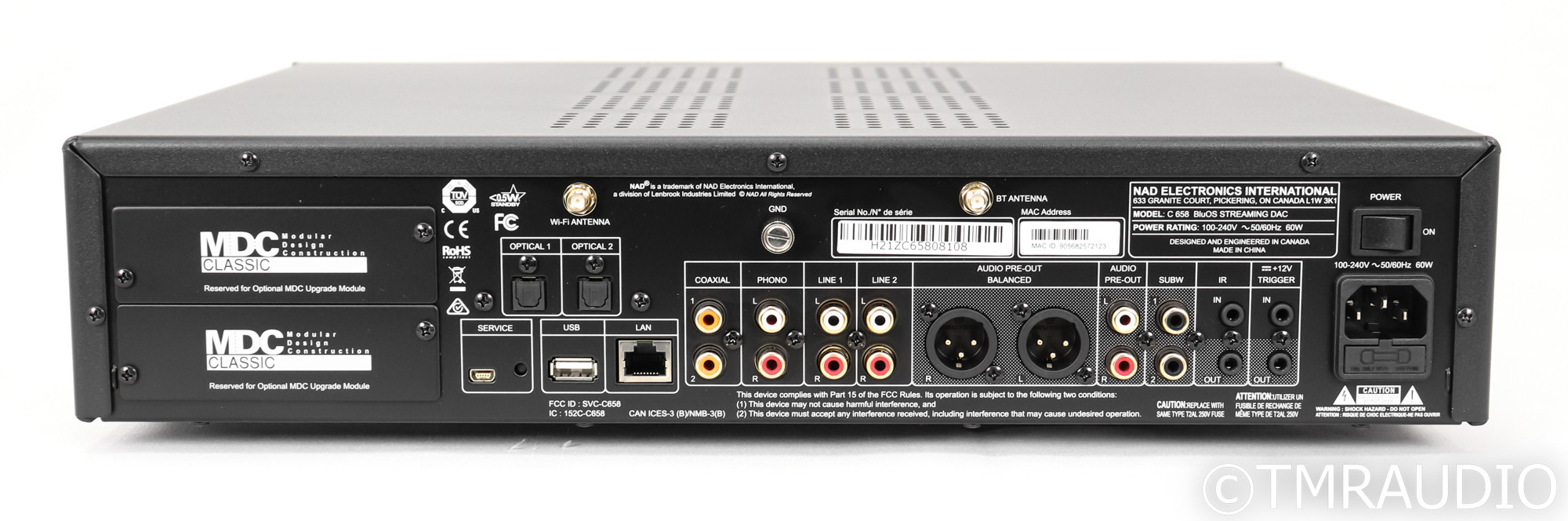 NAD C 658 Streaming DAC / Preamplifier