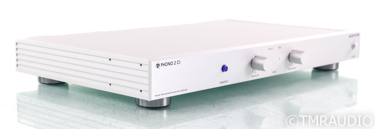 AQVOX Phono 2Ci MKll MM / MC Phono Preamplifier; 2-CI (1/2) - The Music ...