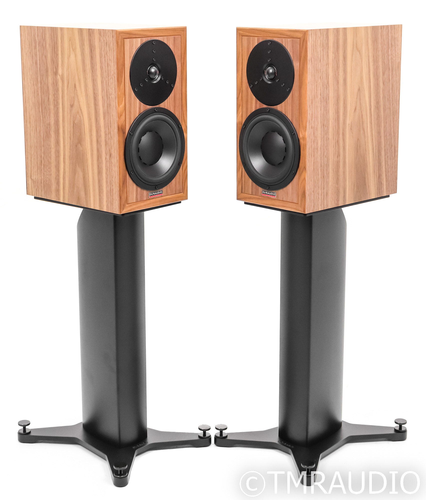 Dynaudio Heritage Special Bookshelf Speakers; Walnut Pair w/ Stands (SOLD) - The Music Room