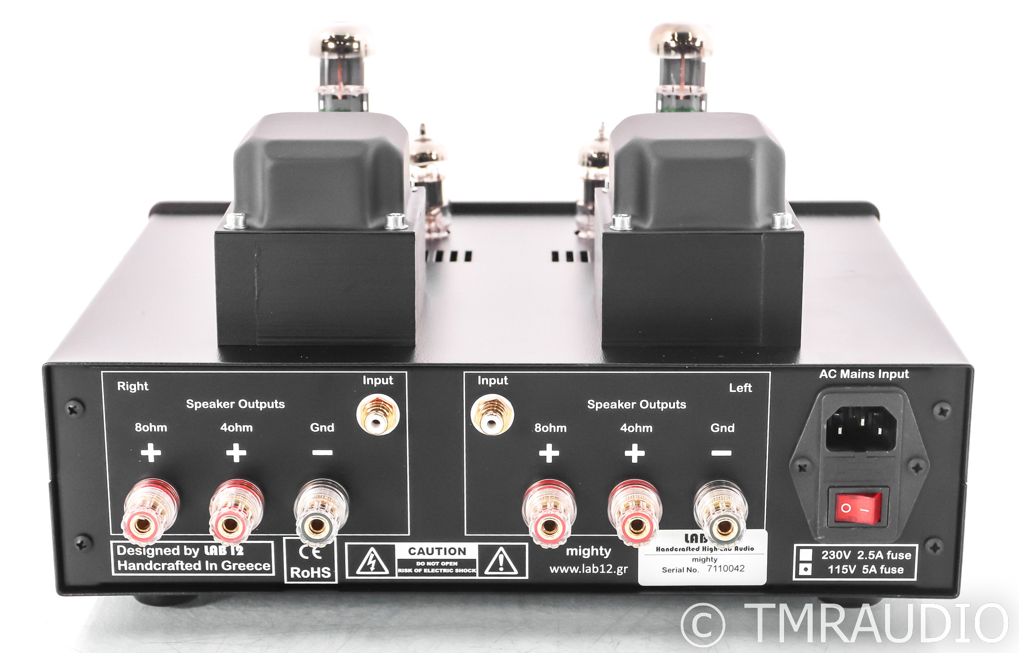 Lab12 Mighty Stereo Tube Power Amplifier; Black - The Music Room