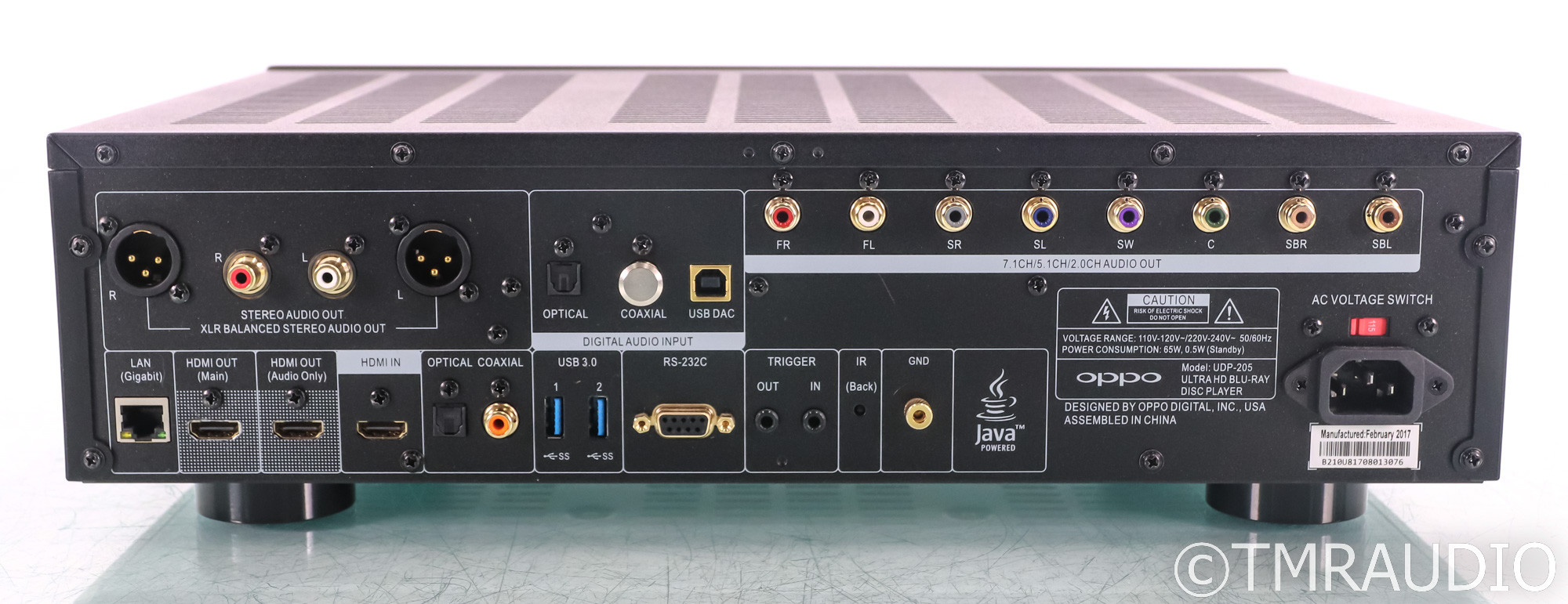 Oppo UDP-205 Universal 4K UHD Blu-Ray Player; UDP205; HDR; Remote - The ...