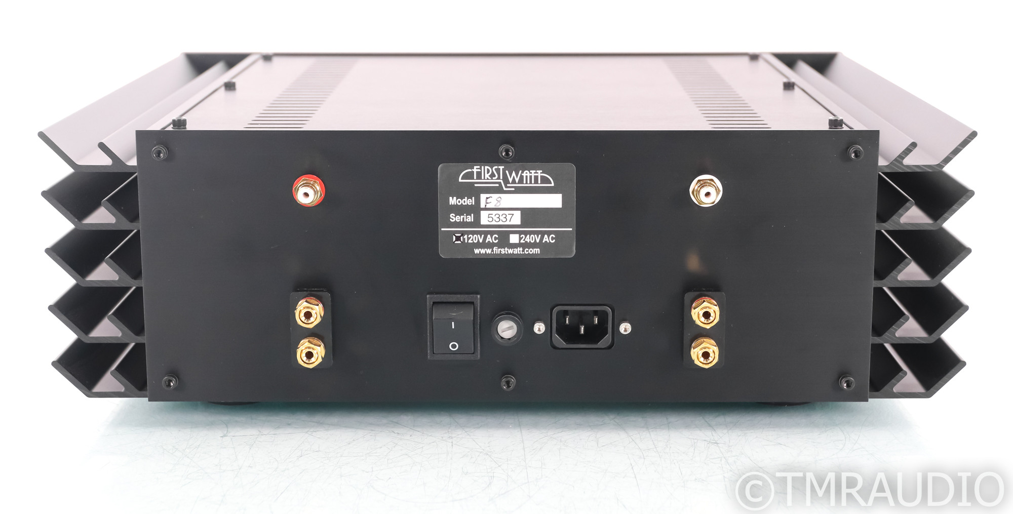 First Watt F8 Stereo Power Amplifier; F-8; Black - The Music Room