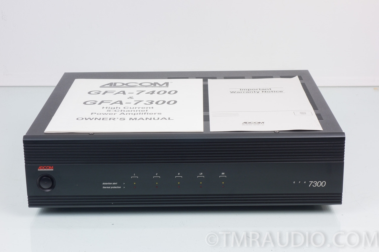 Adcom GFA-7300 5 Channel Power Amplifier in Factory Box - The Music Room