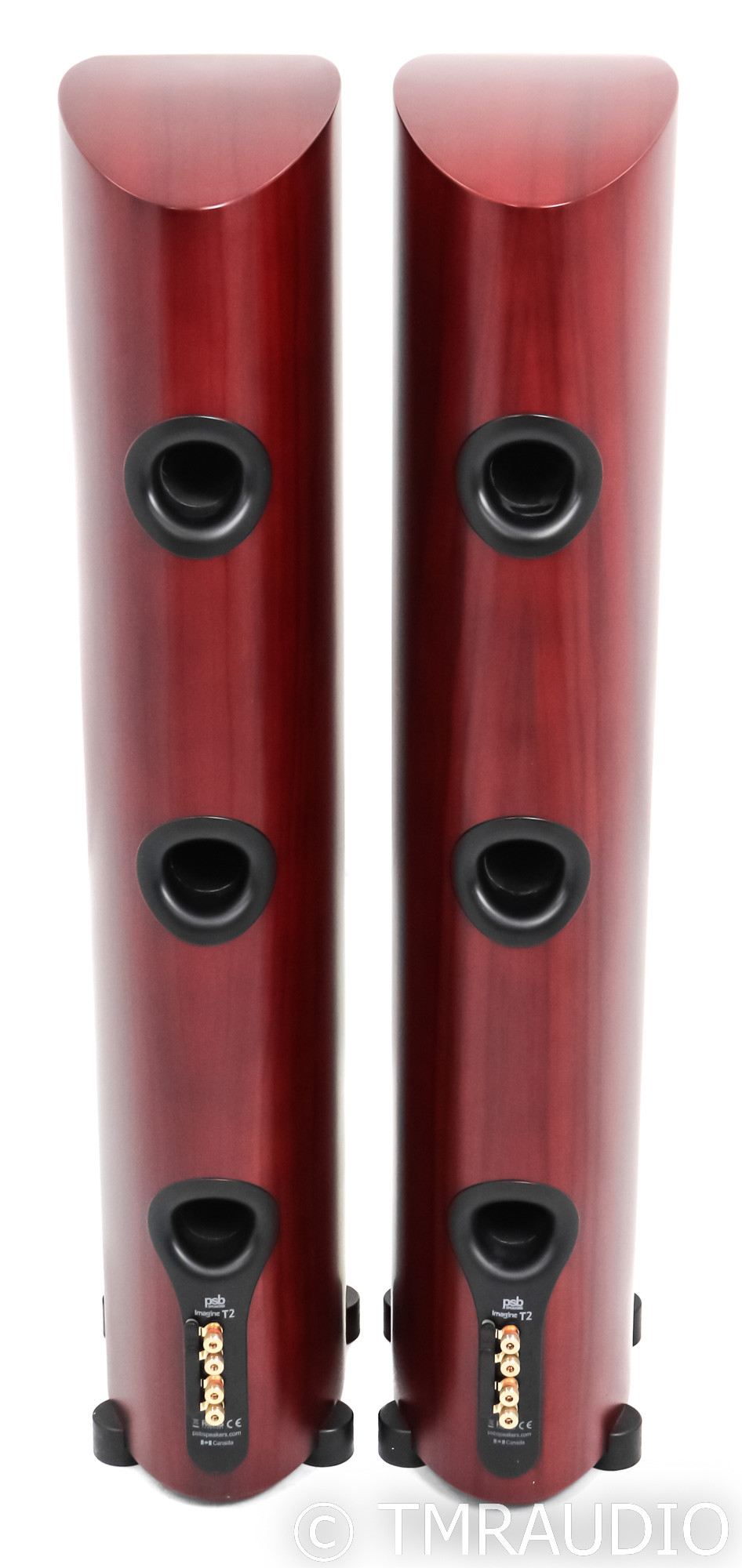 PSB Imagine T2 Floorstanding Speakers; Dark Cherry Pair; T-2 - The ...
