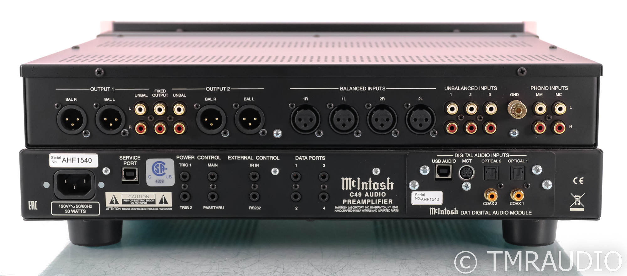 McIntosh C49 Stereo Preamplifier; C-49; Remote; MM / MC Phono - The ...