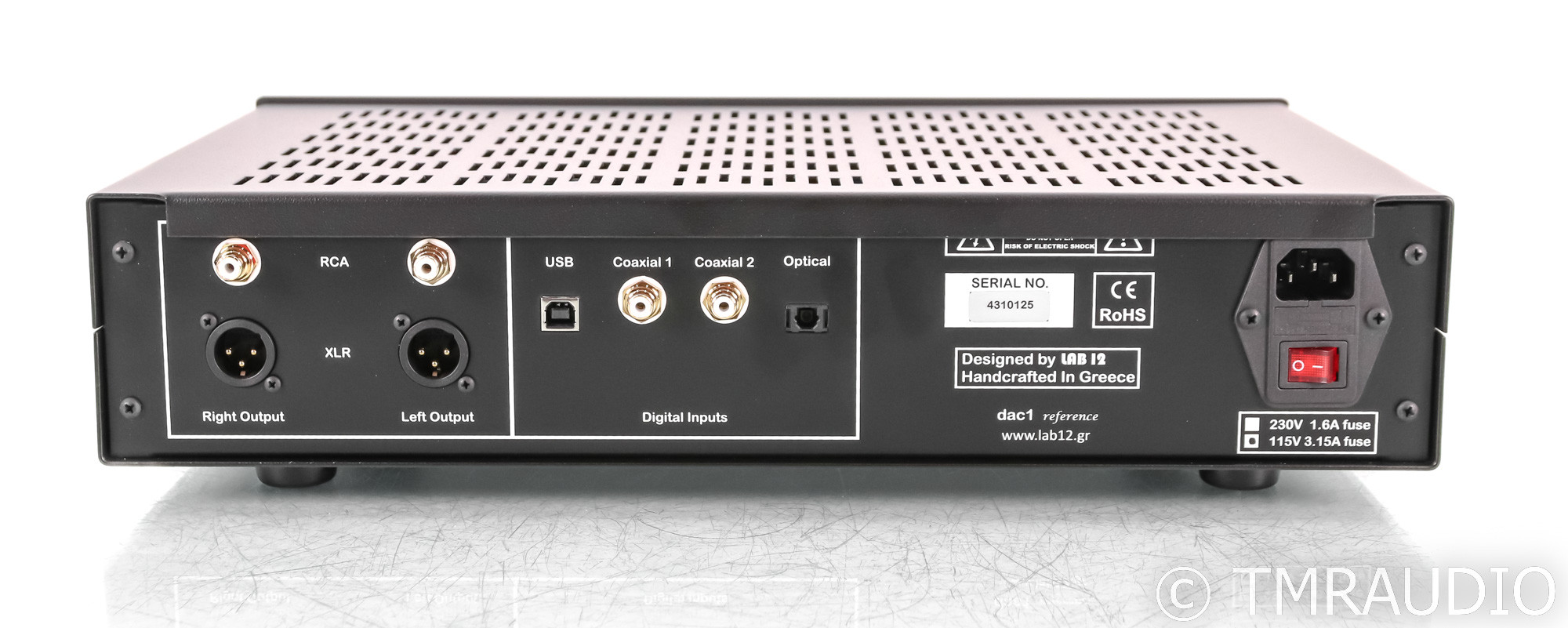 Lab12 dac1 reference DAC; D/A Converter; Black (Open Box) (SOLD) - The ...