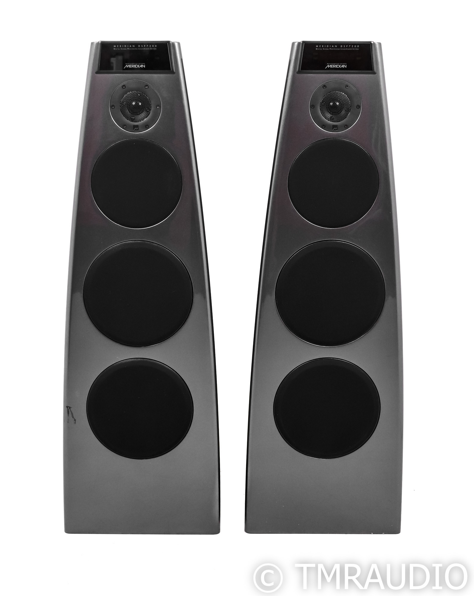 Meridian DSP 7200.2 Powered Digital Floorstanding Speakers; Black Pair ...