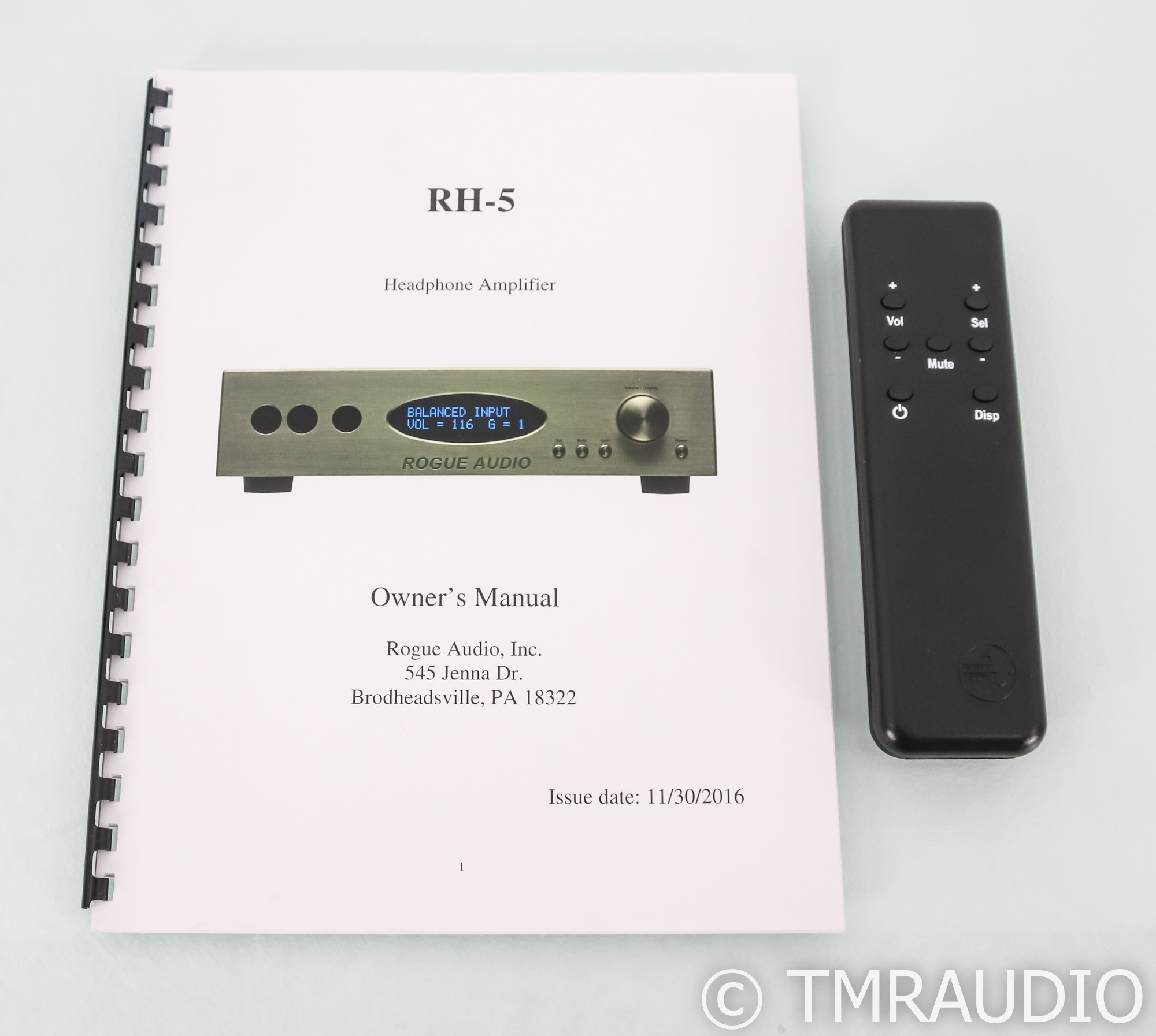 Rogue Audio RH-5 Tube Hybrid Headphone Amplifier; Silver; Remote - The ...