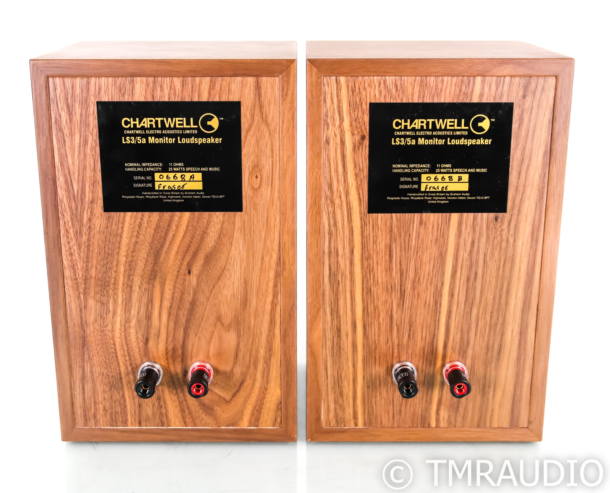 Graham Audio Chartwell LS3/5A Bookshelf Speakers