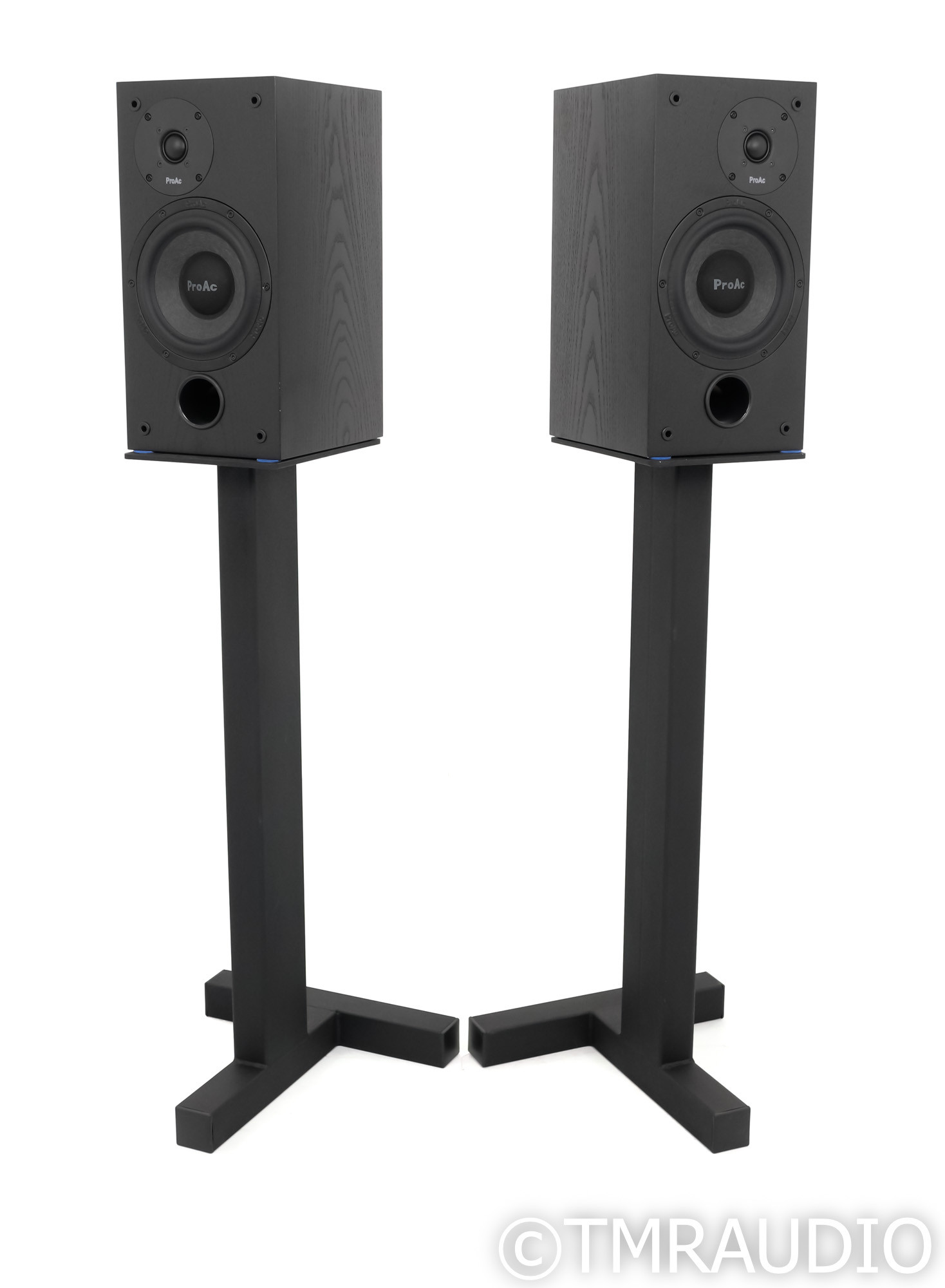 ProAc Studio SM100 Bookshelf Speakers; Black Ash Pair w/ Sound Anchor ...