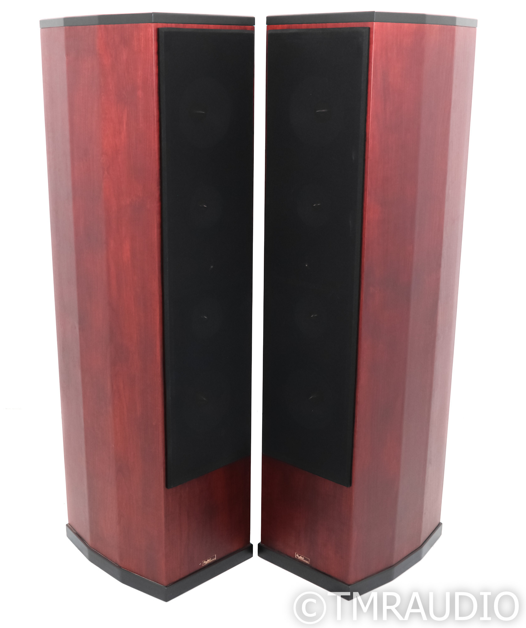 Tyler Acoustics Woodmere II Floorstanding Speakers; Dark Walnut Pair ...