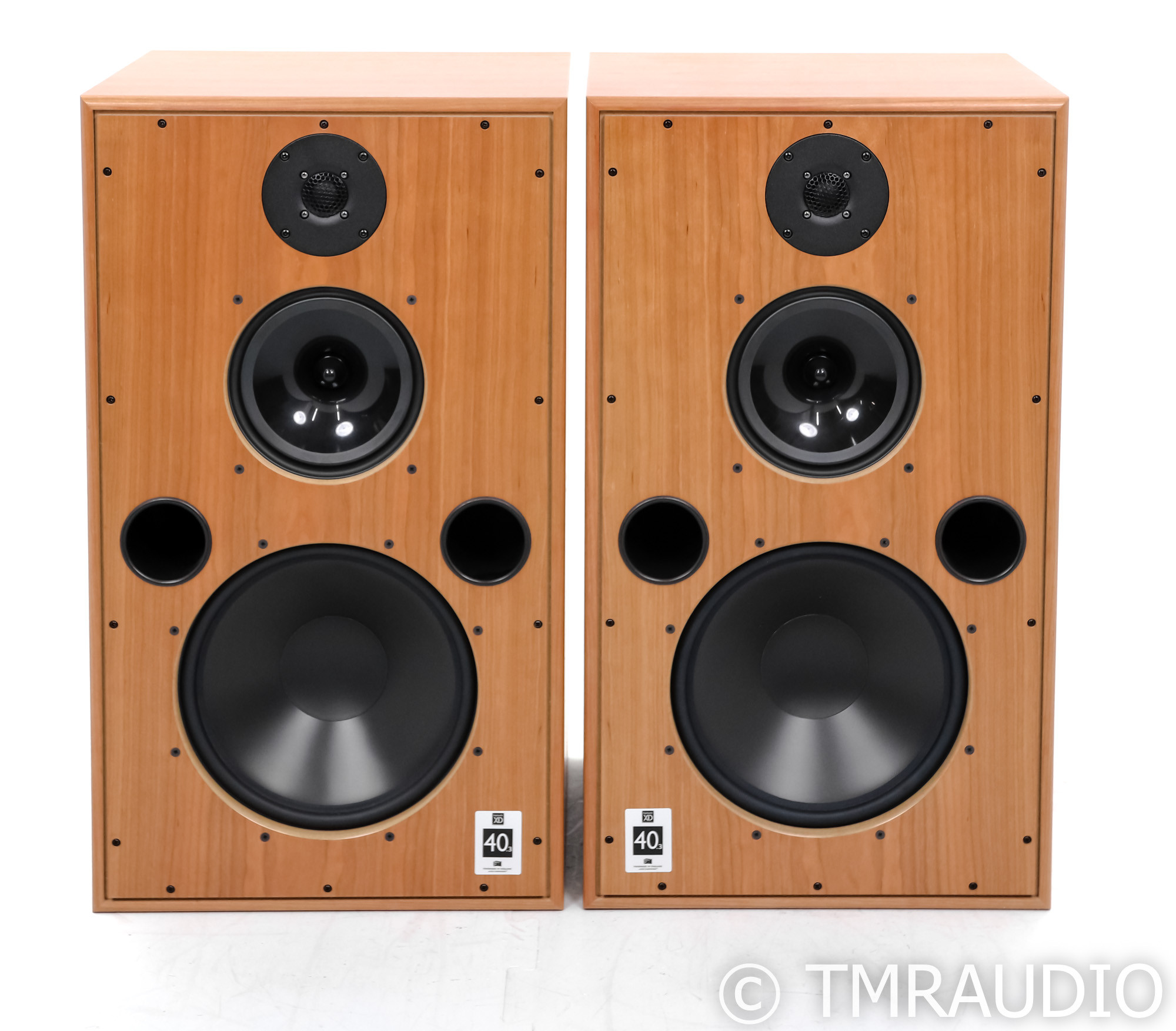 Harbeth M40.3 XD Bookshelf Speakers; Cherry Pair - The Music Room