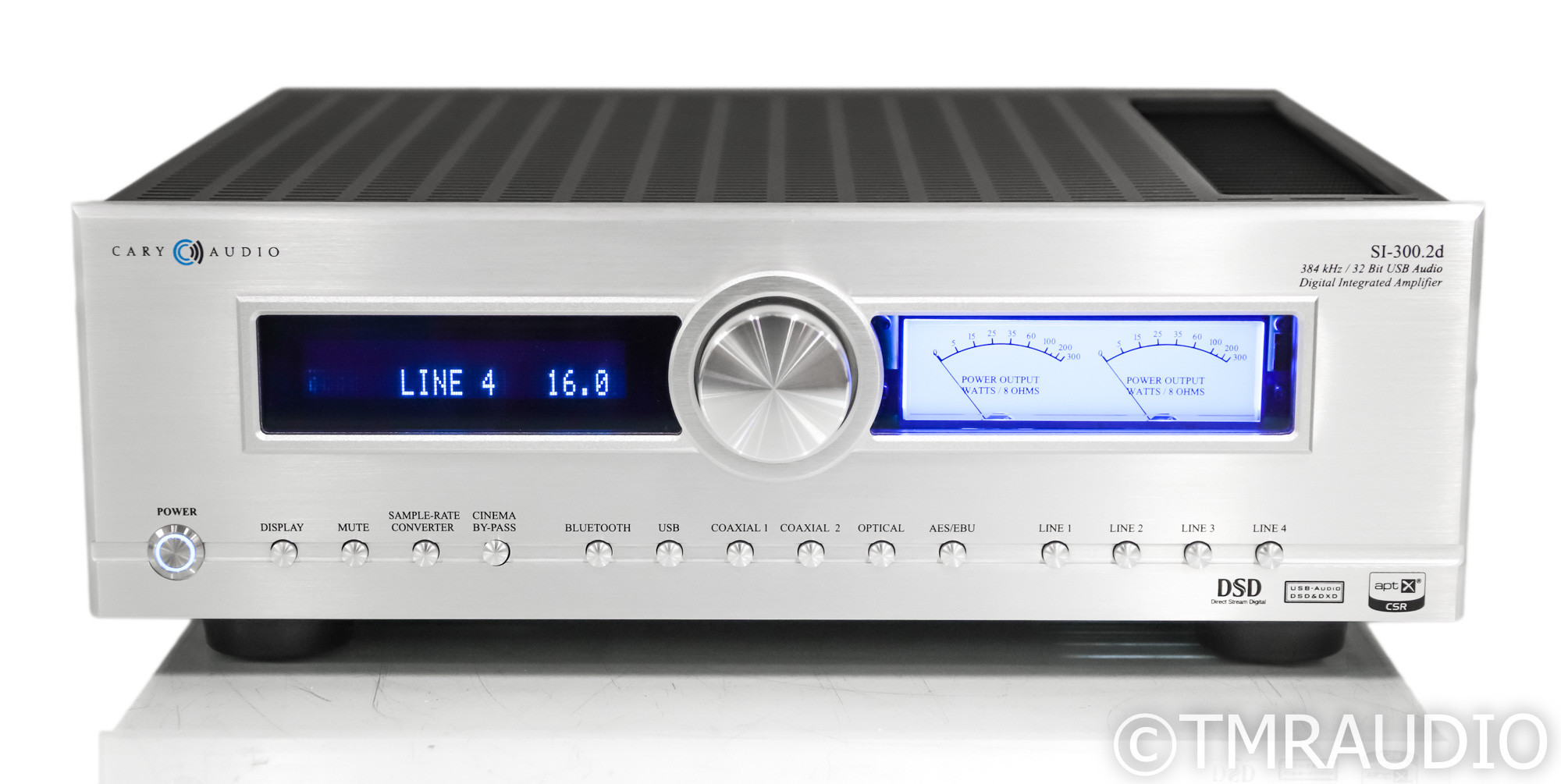 Cary Audio SI-300.2D Stereo Integrated Amplifier; SI300.2D; Silver ...