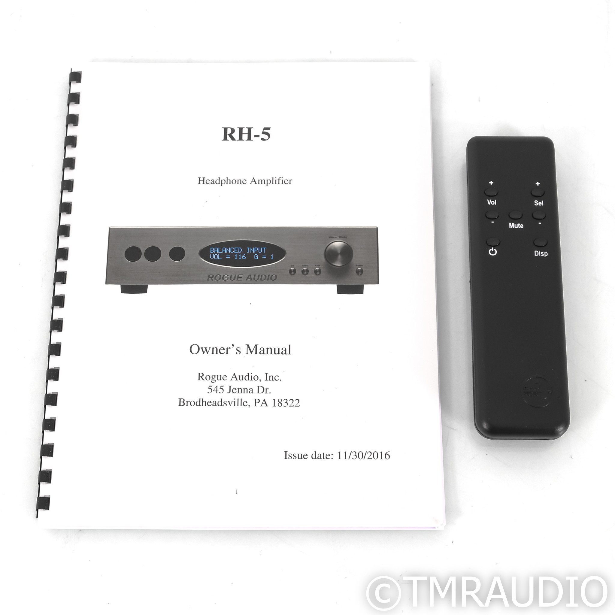 Rogue Audio RH-5 Tube Headphone Amplifier (SOLD) - The Music Room