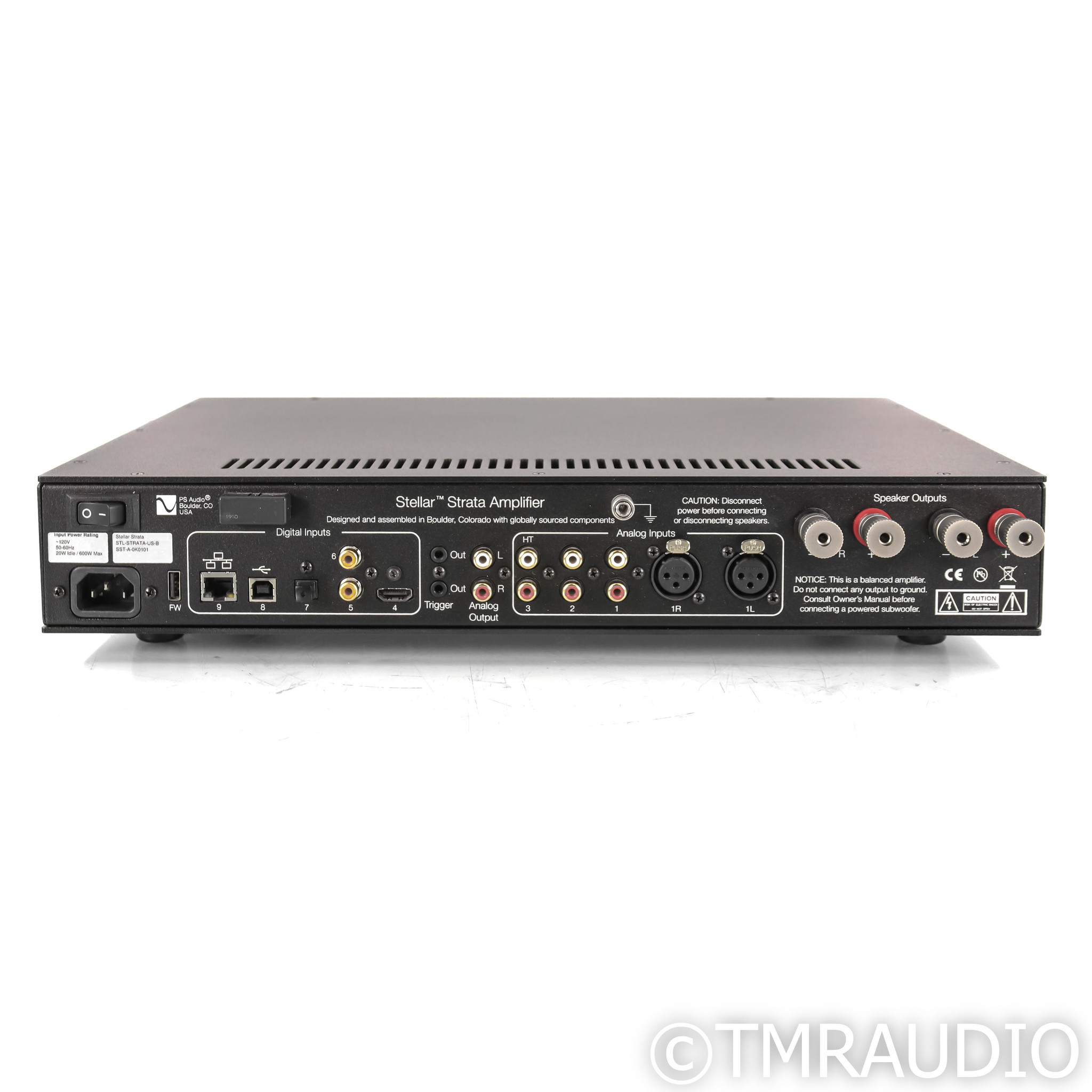 PS Audio Stellar Strata Stereo Integrated Amplifier; Black; Wireless ...