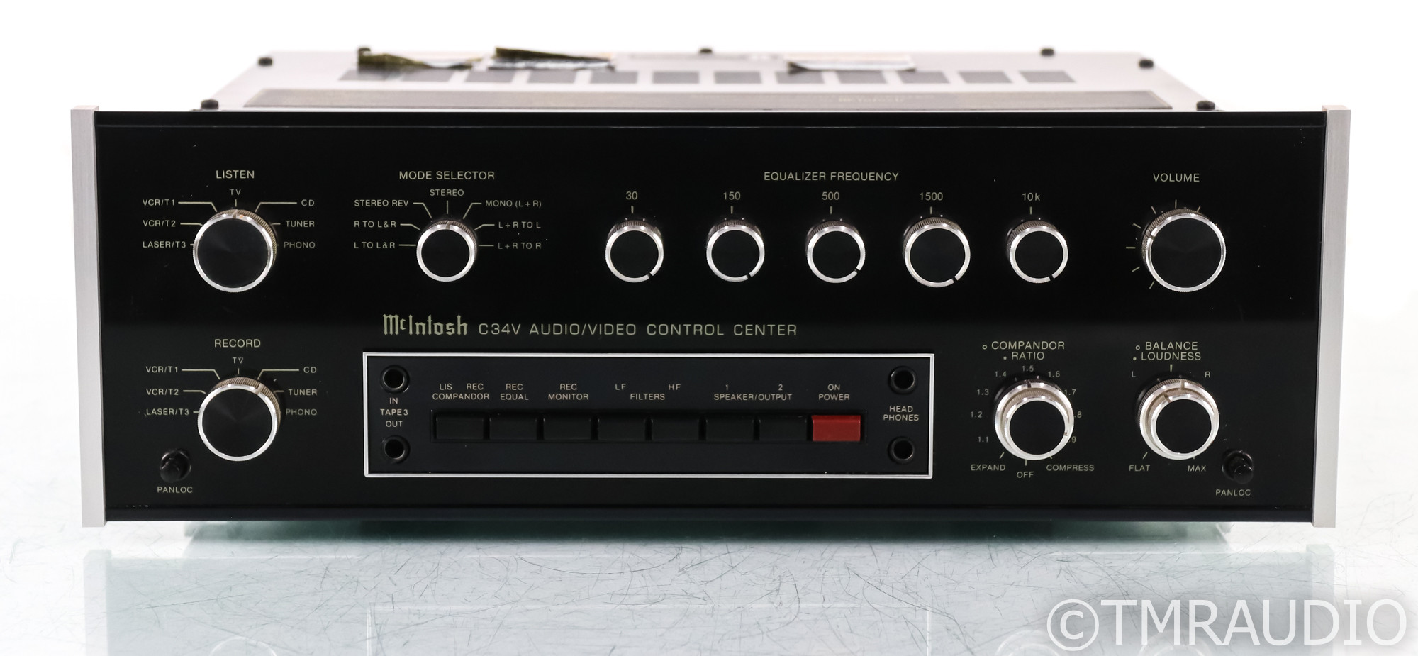 McIntosh C34V Vintage Stereo Preamplifier; C34-V; A/V Control Center ...