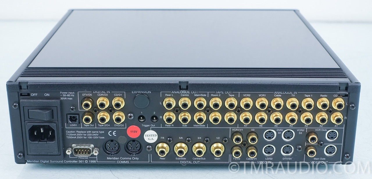 Meridian 561 Preamplifier / Processor / DAC; MSR Remote - The Music Room
