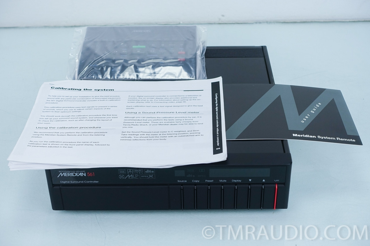 Meridian 561 Preamplifier / Processor / DAC; MSR Remote - The Music Room
