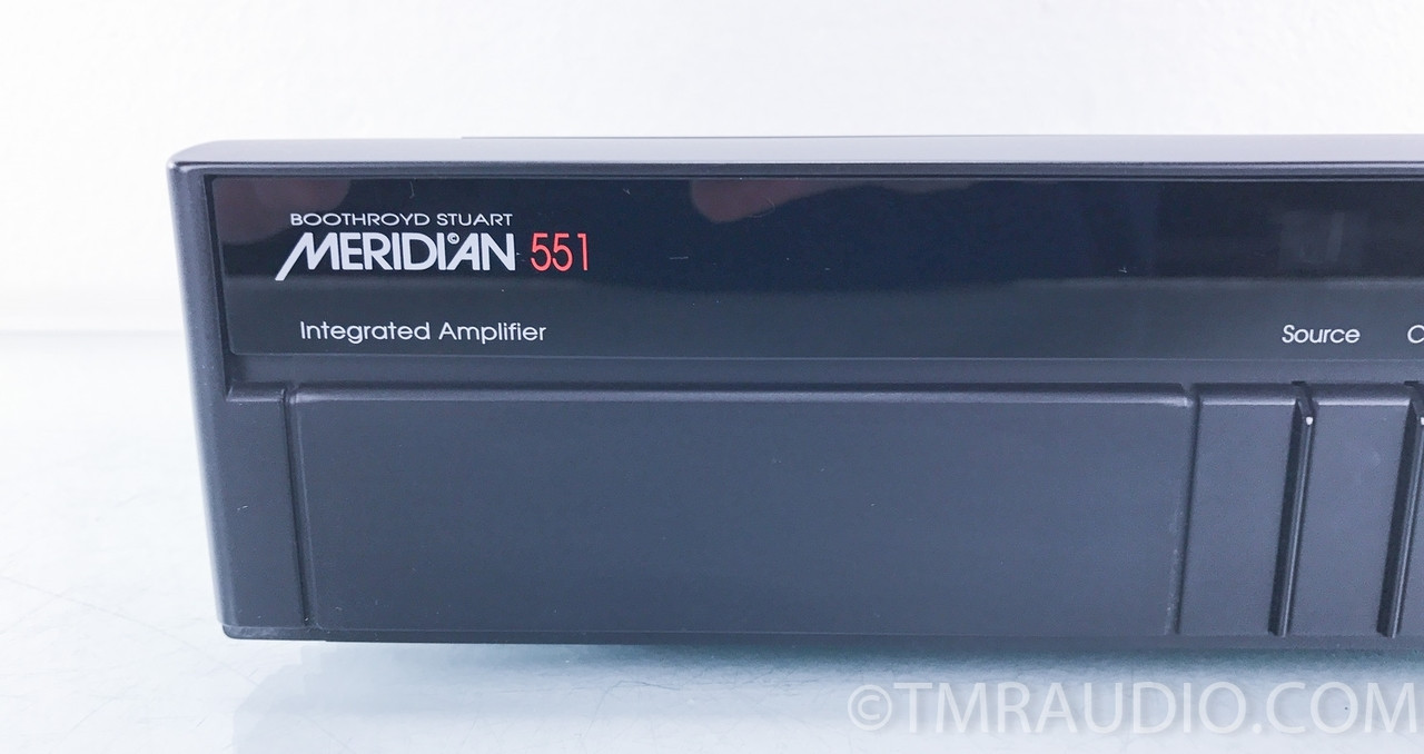 Meridian 551 Integrated Amplifier; MSR Remote - The Music Room