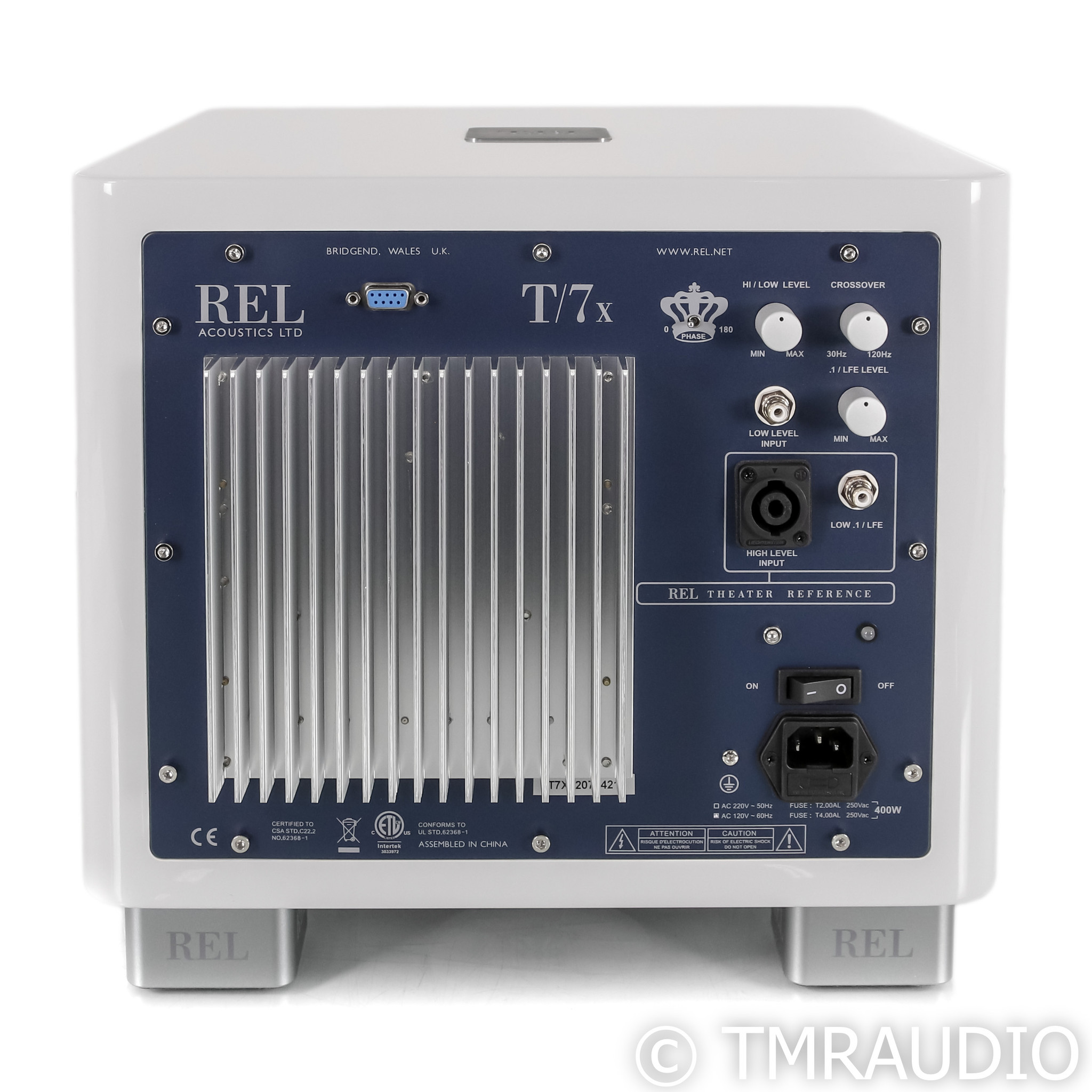 REL T7x 10" Powered Subwoofer; White - The Music Room