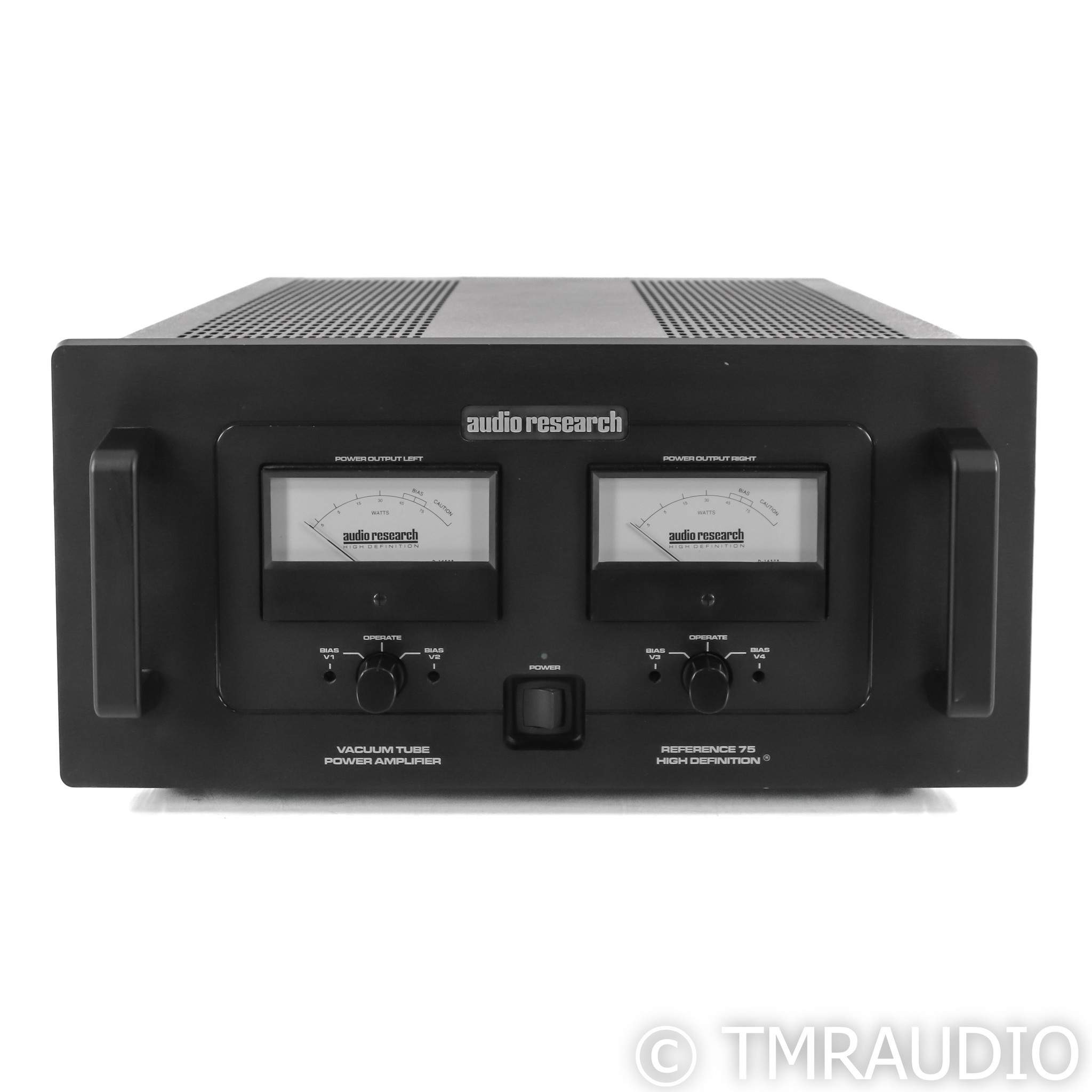 Audio Research Reference 75 Stereo Tube Power Amplifier; Black - The ...