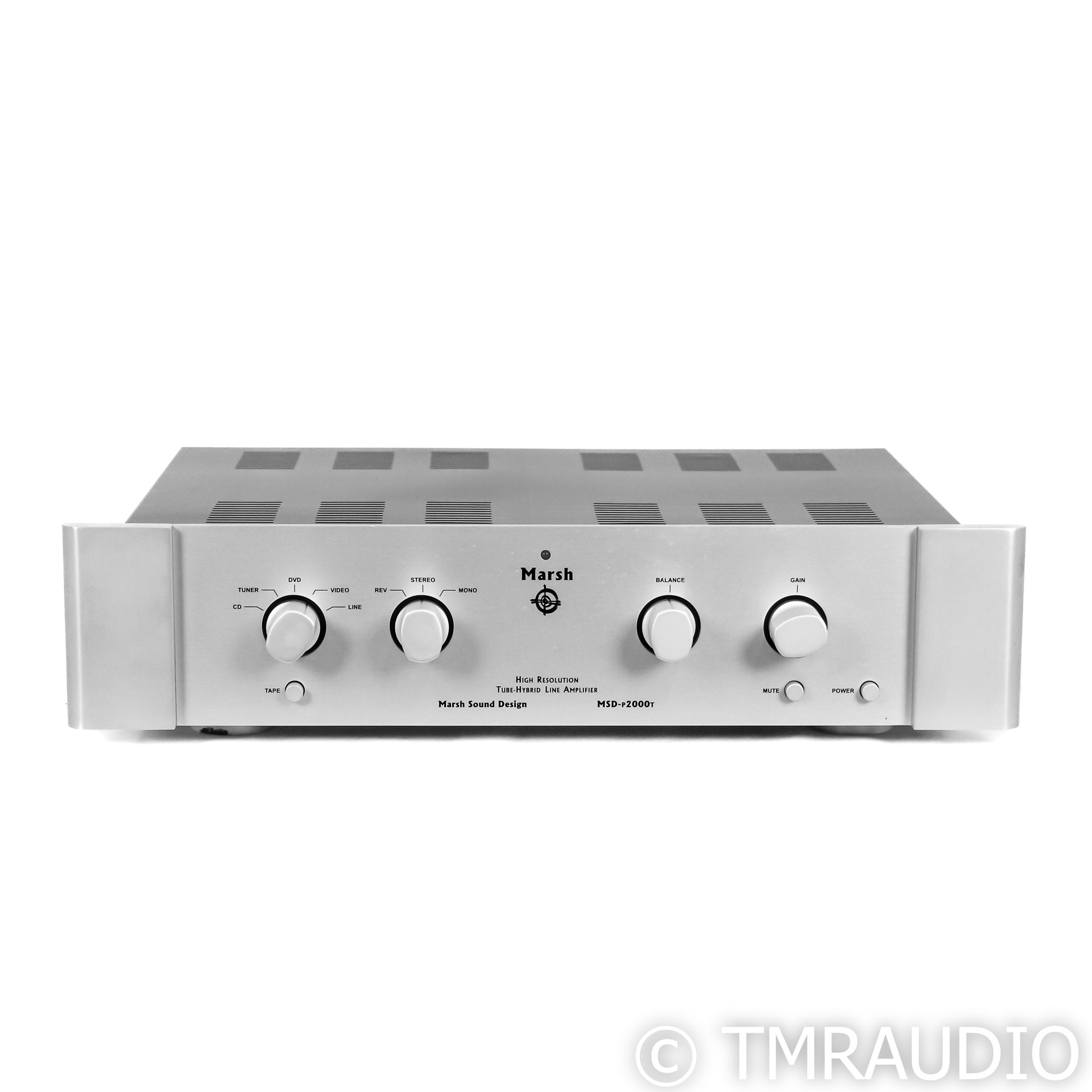 Marsh Sound Designs P2000T Stereo Tube Hybrid Preamplifier; Silver ...