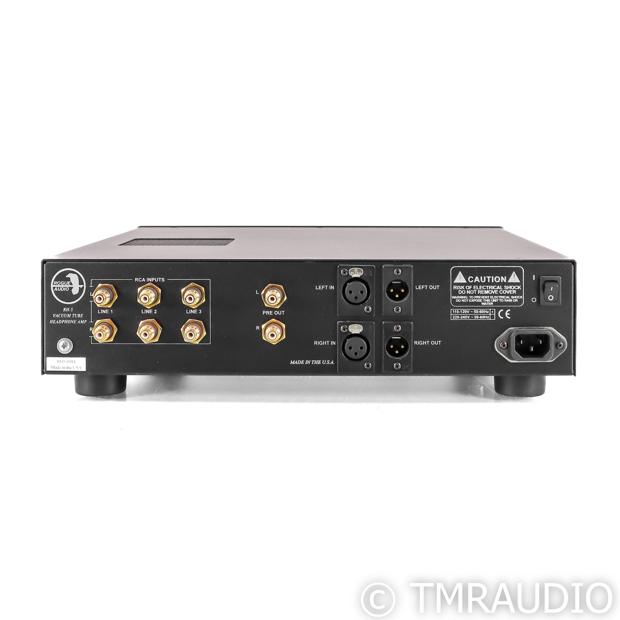 Rogue Audio RH-5 Tube Headphone Amplifier; RH5 - The Music Room