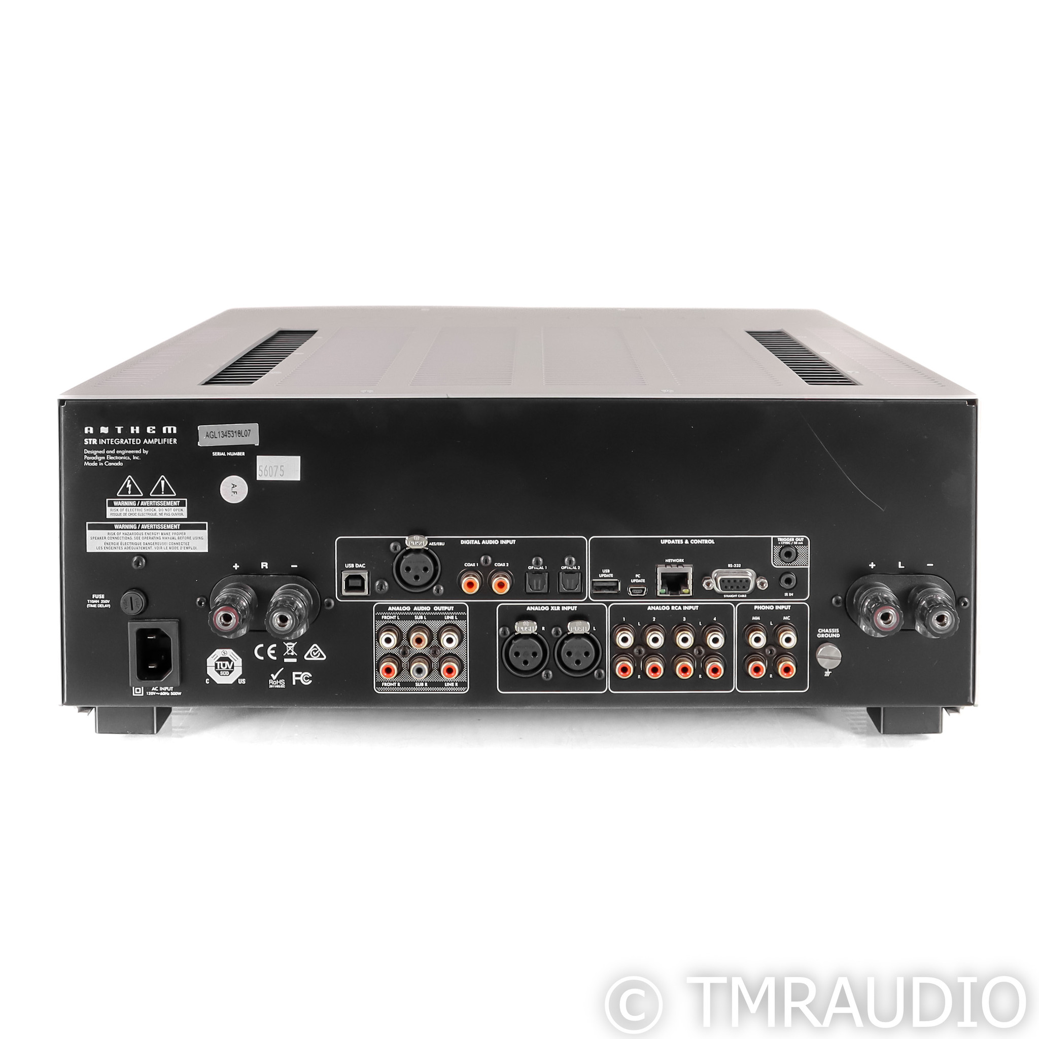 Anthem STR Stereo Integrated Amplifier; DAC; MM / MC Phono - The Music Room