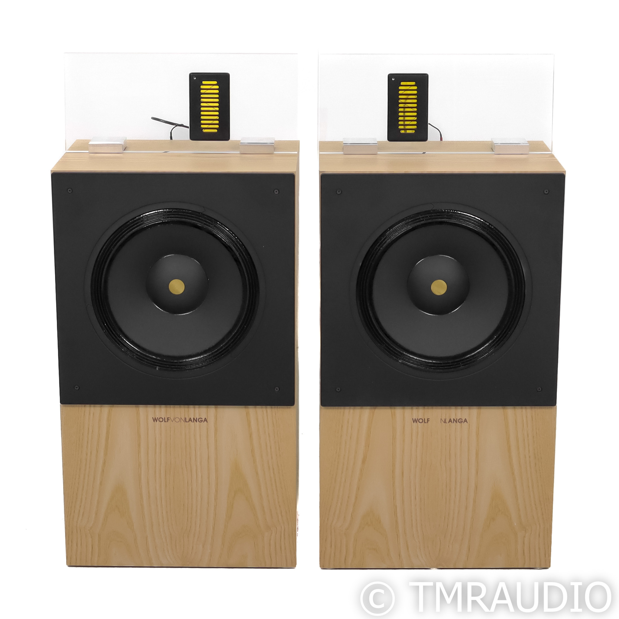 Wolf Von Langa 12639 SON Loudspeakers; Light Oak Pair - The Music Room