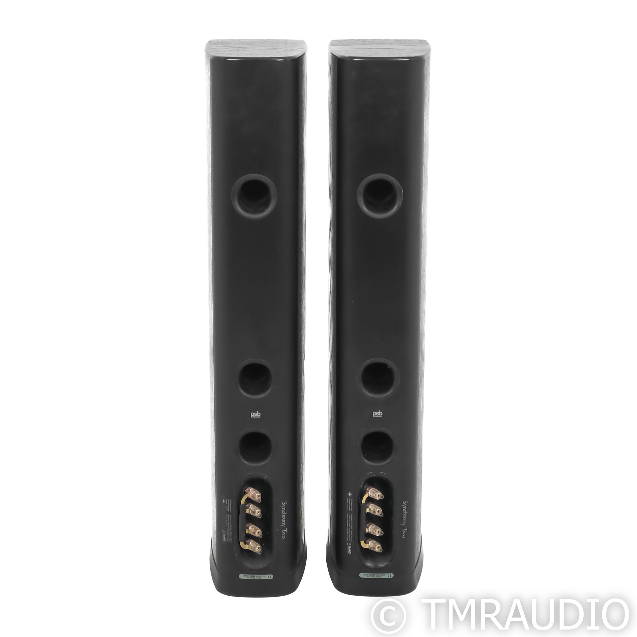 PSB Synchrony Two Floorstanding Speakers; Black Ash Pair - The Music Room