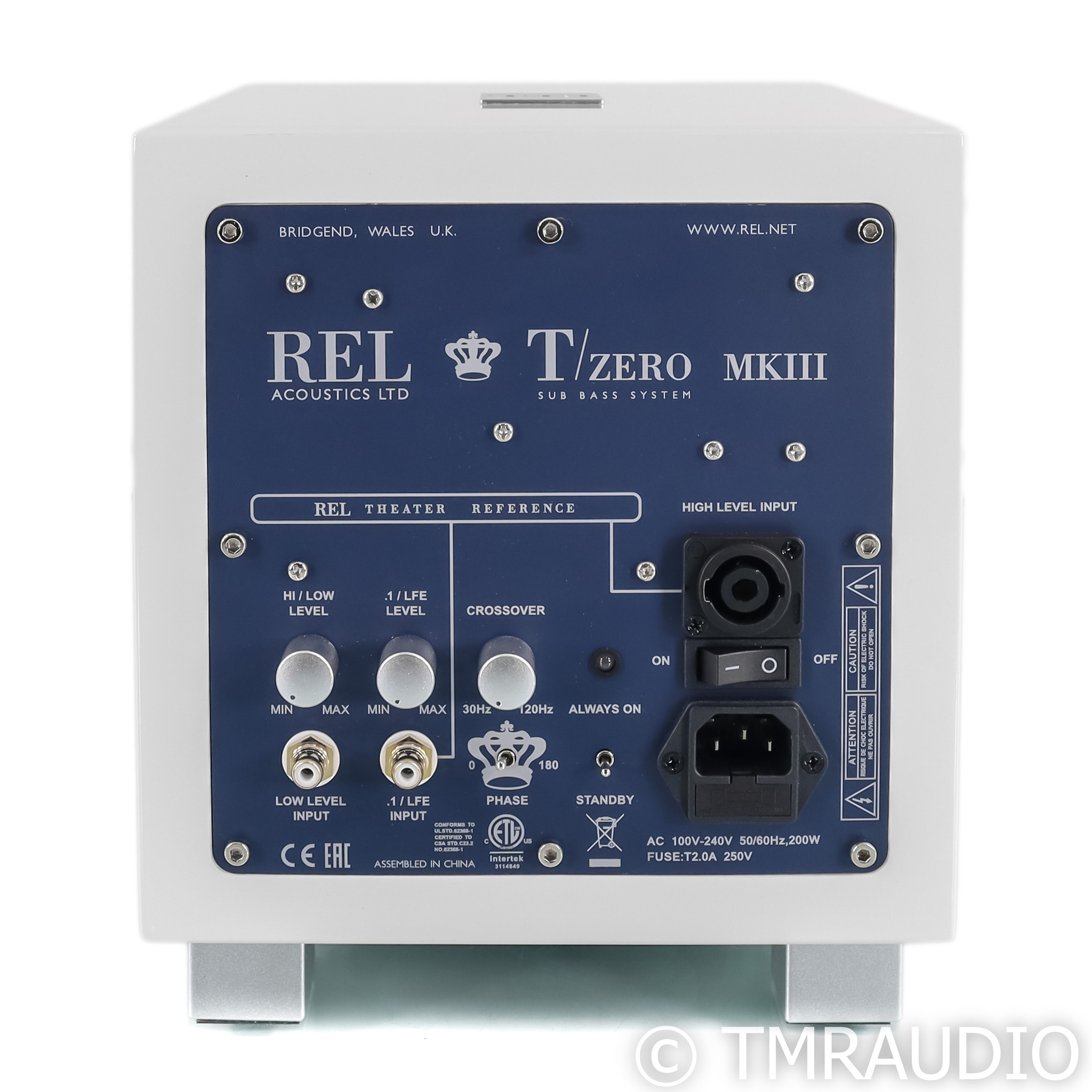 REL TZero MkIII 6.5” Powered Subwoofer; Piano White - The Music Room