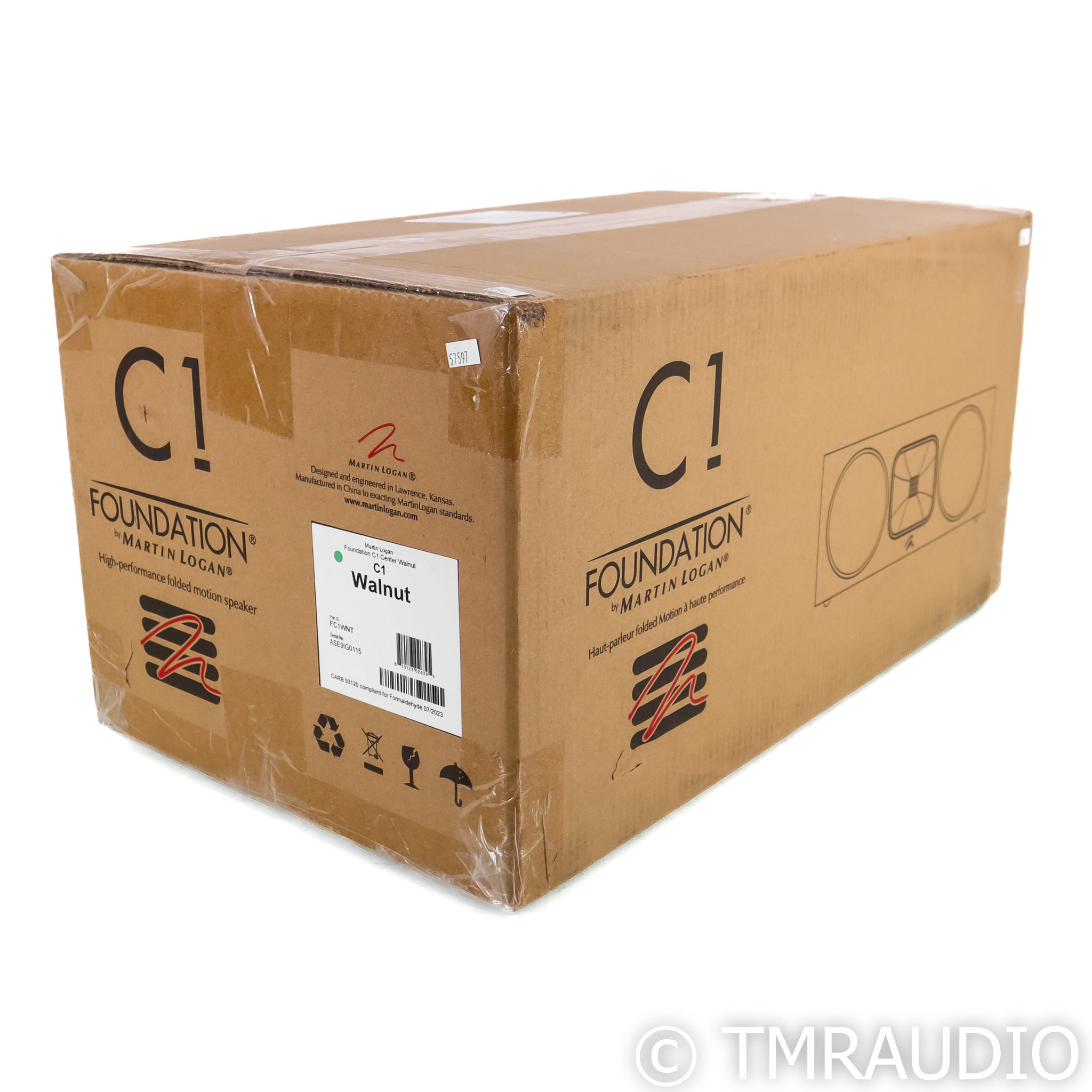 Martin Logan Foundation C1 Center Channel Speaker; Walnut (Mint ...