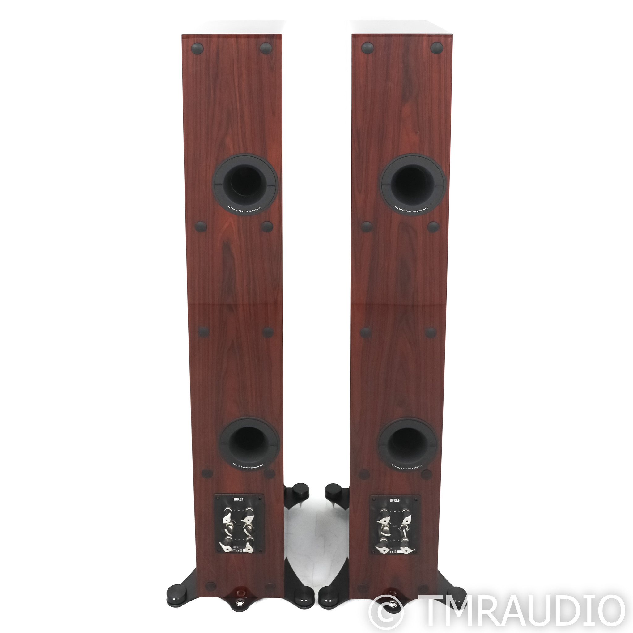 KEF Reference 5 Floorstanding Speakers; Luxury Gloss Rosewood Pair ...