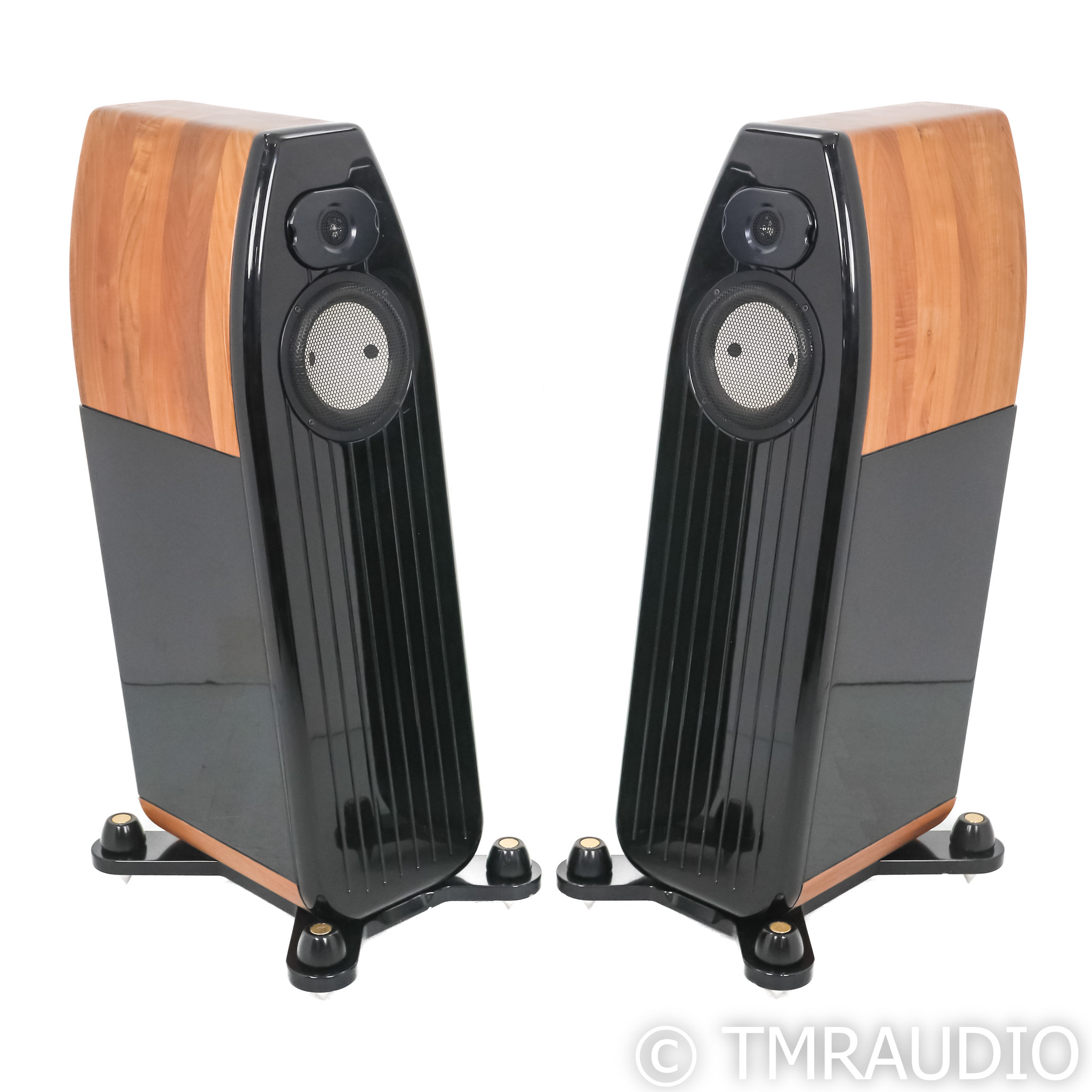 Kharma Mini Exquisite Floorstanding Speakers; Piano Black & American ...