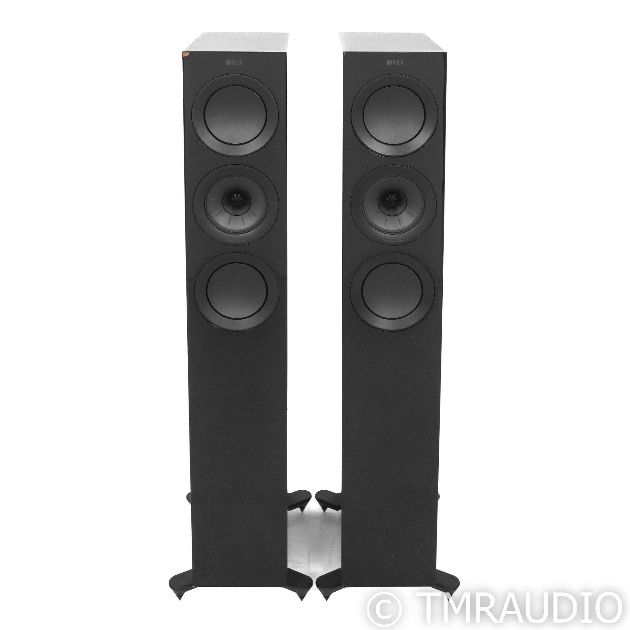 KEF R5 Floorstanding Speakers; Black Pair - The Music Room