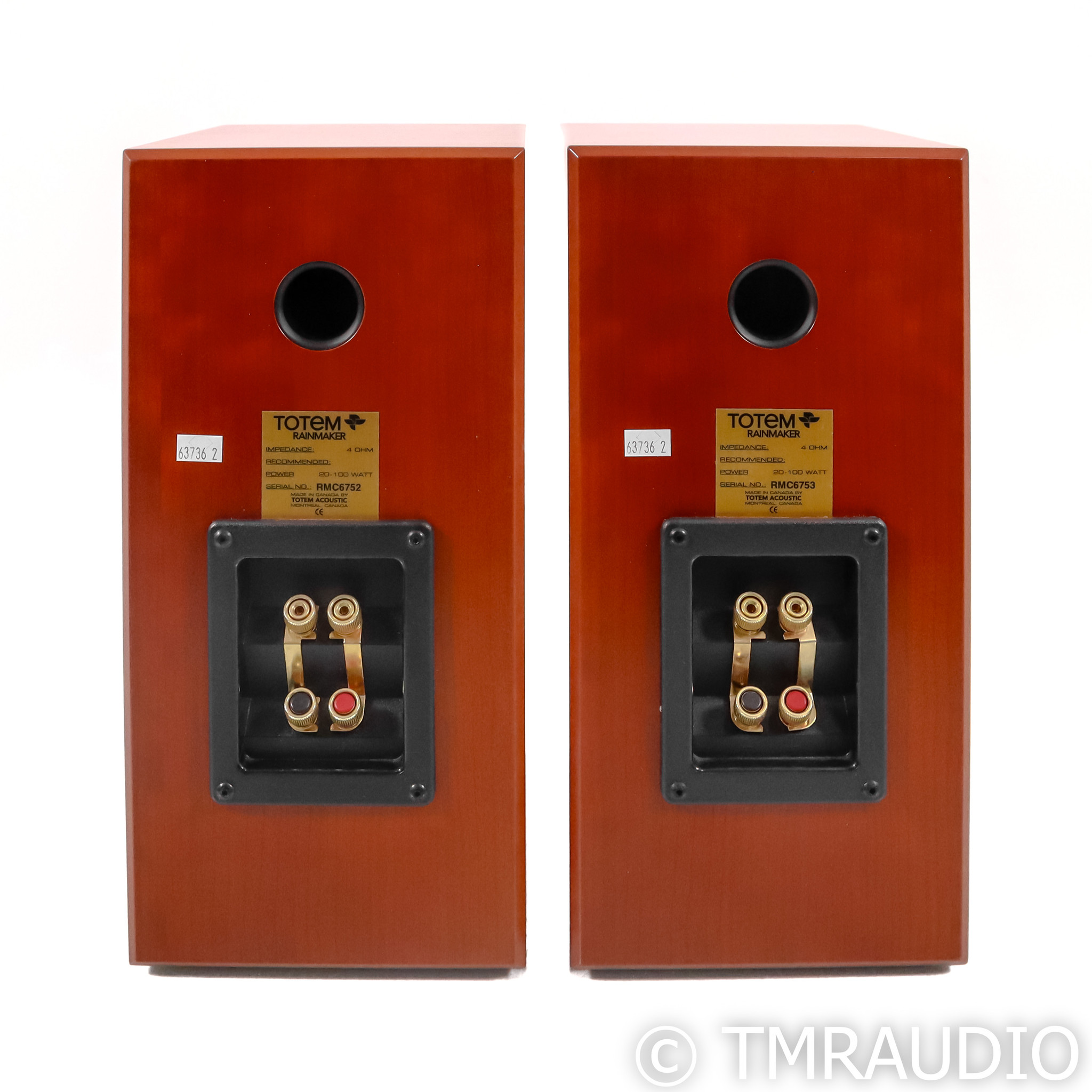 Totem Acoustic Rainmaker Bookshelf Speakers; Cherry Pair - The Music Room