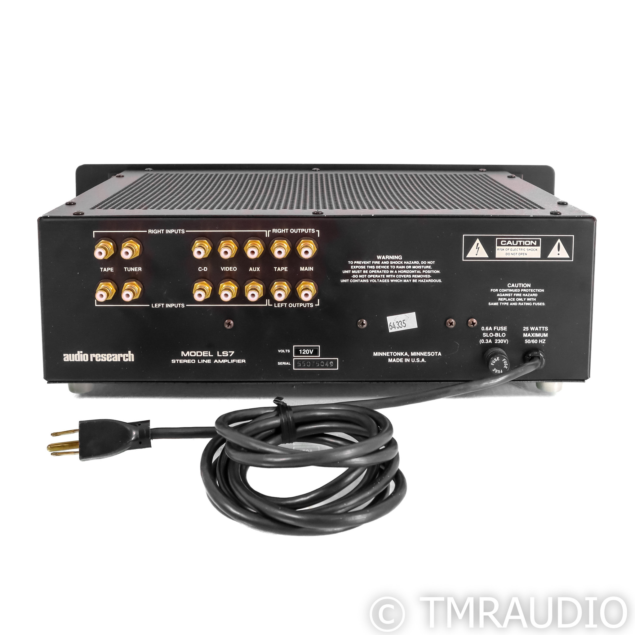 Audio Research LS7 Stereo Tube Preamplifier - The Music Room