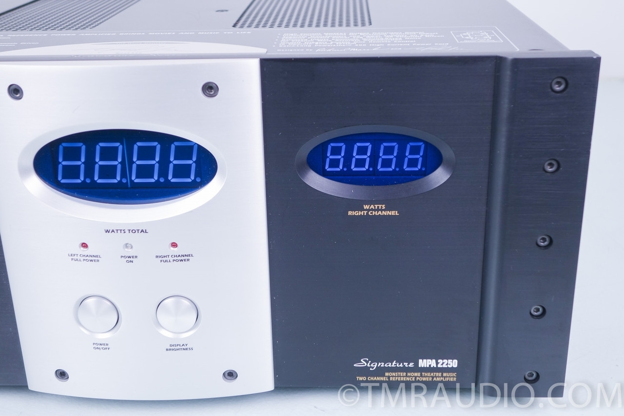 Monster Power Signature MPA-2250 Stereo Power Amplifier - The Music Room