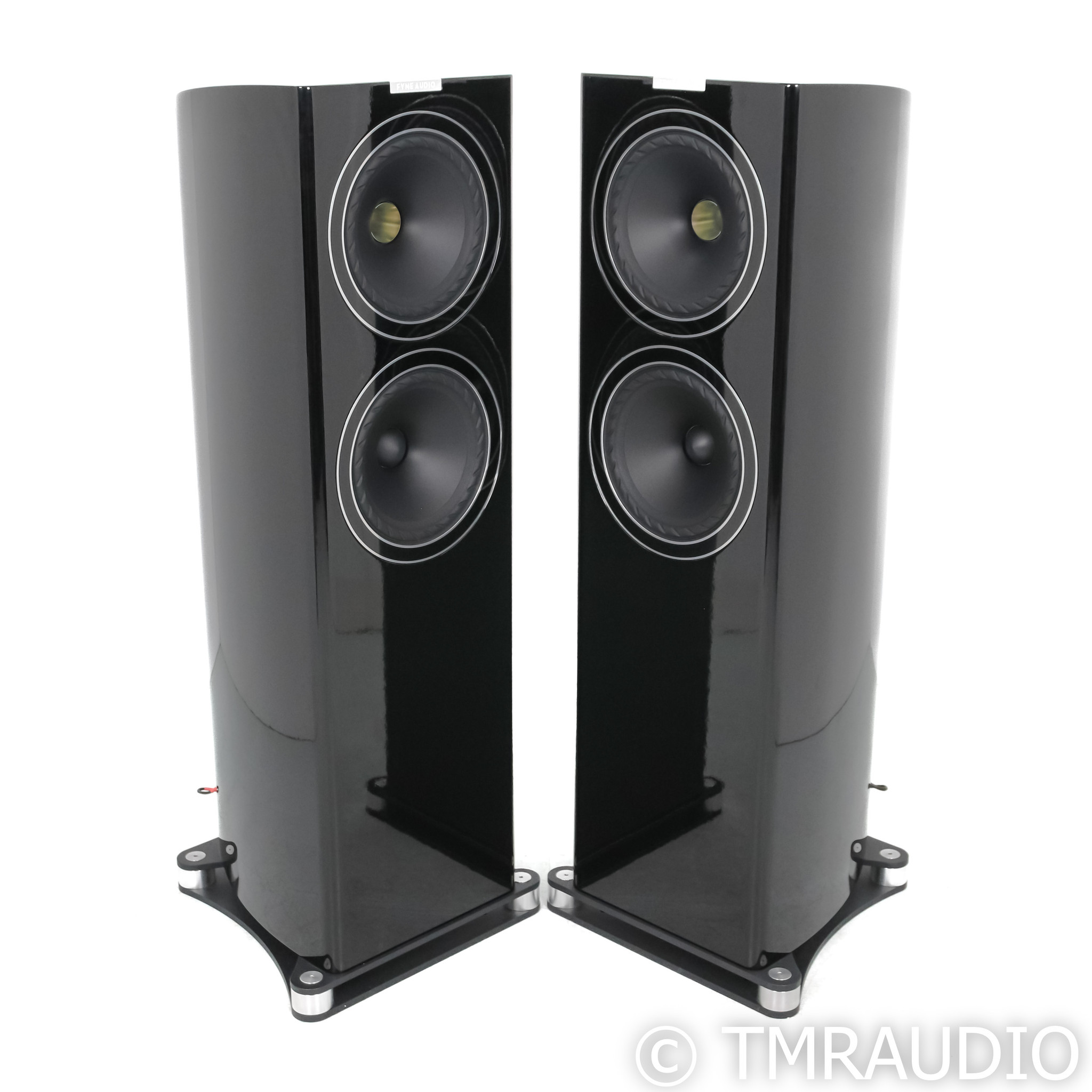 Fyne Audio F703 Floorstanding Speakers; Piano Gloss Black Pair - The Music Room