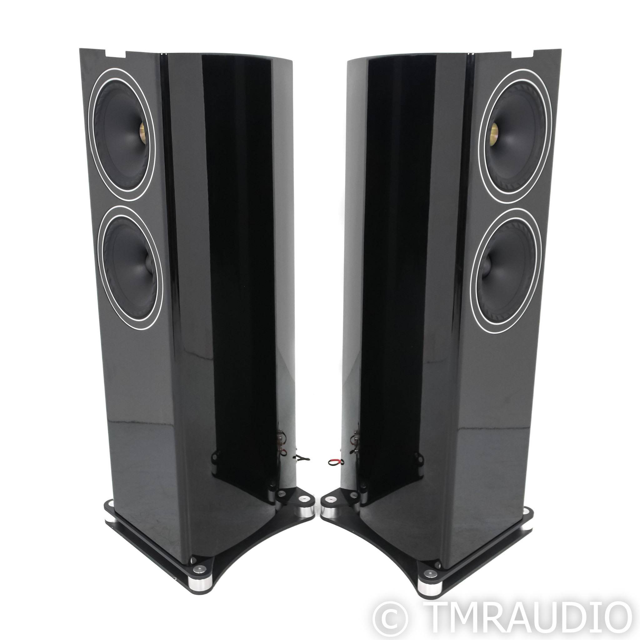 Fyne Audio F703 Floorstanding Speakers; Piano Gloss Black Pair - The Music Room